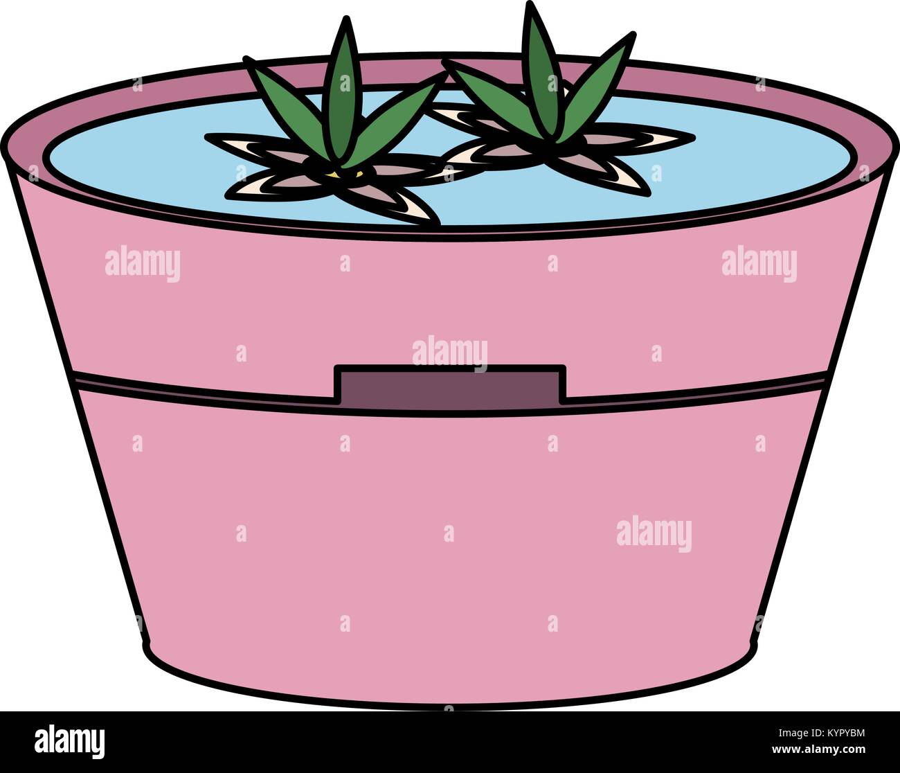 Spa oil in bowl Stock Vector Image & Art - Alamy