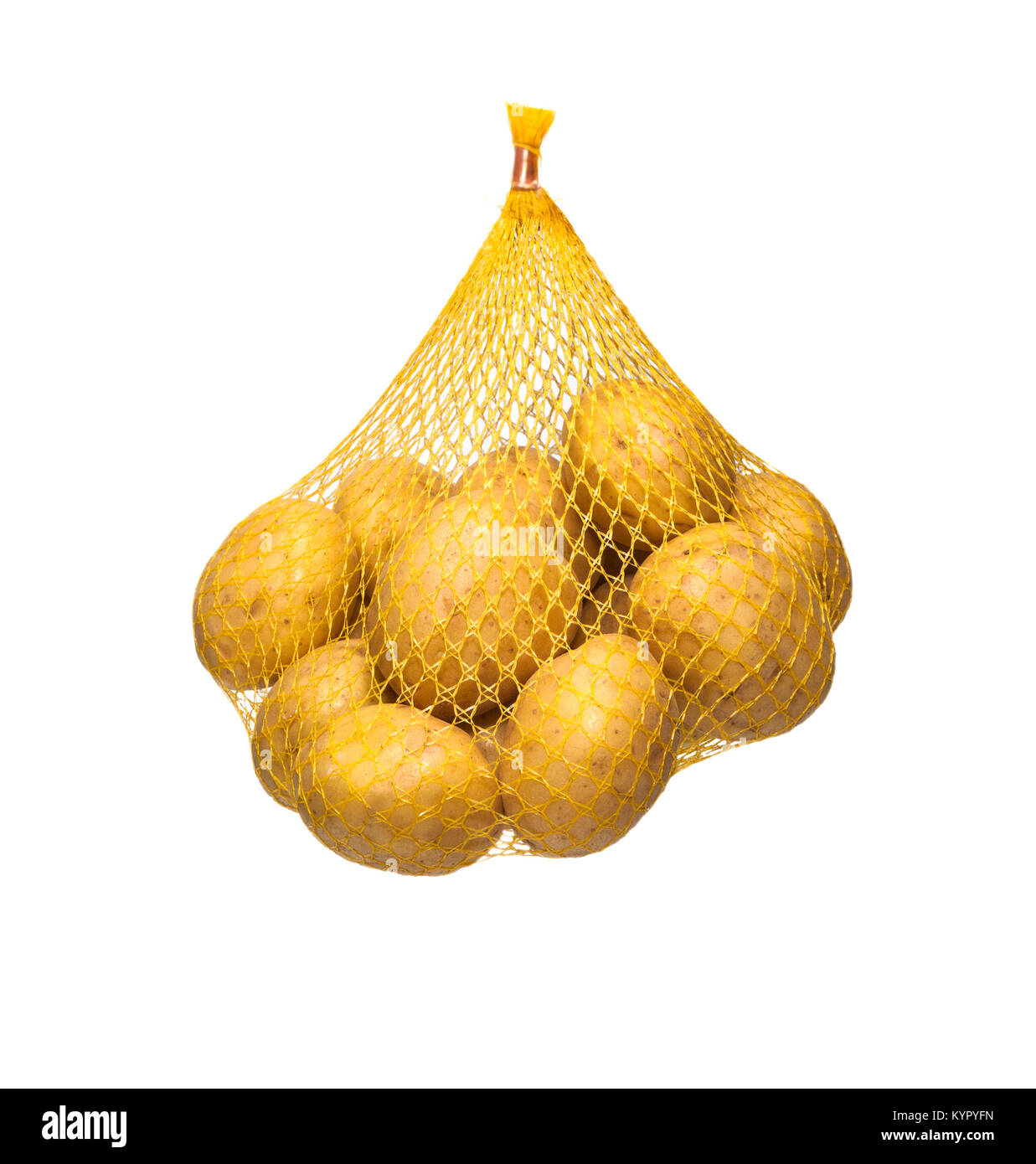 Potatoes fresh in the package isolated on white background Stock Photo ...