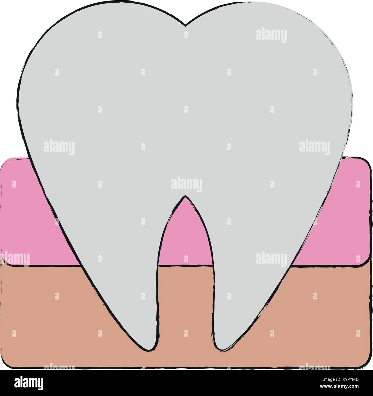 Tooth dental symbol Stock Vector Image & Art - Alamy