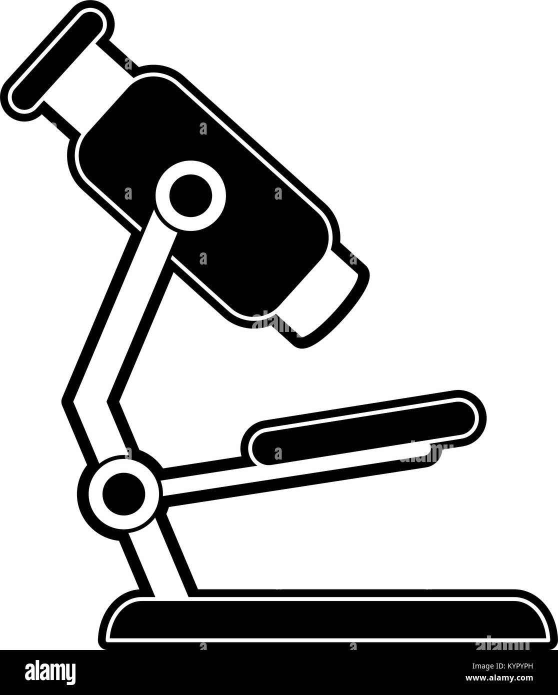 Microscope clipart Black and White Stock Photos & Images - Alamy