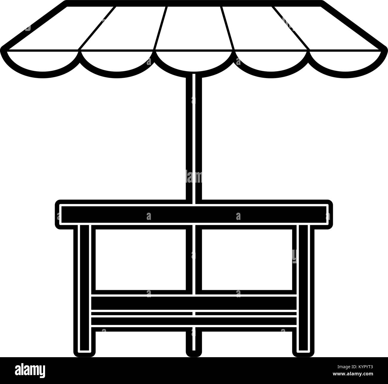 Outdoor garden patio restaurant Black and White Stock Photos & Images ...