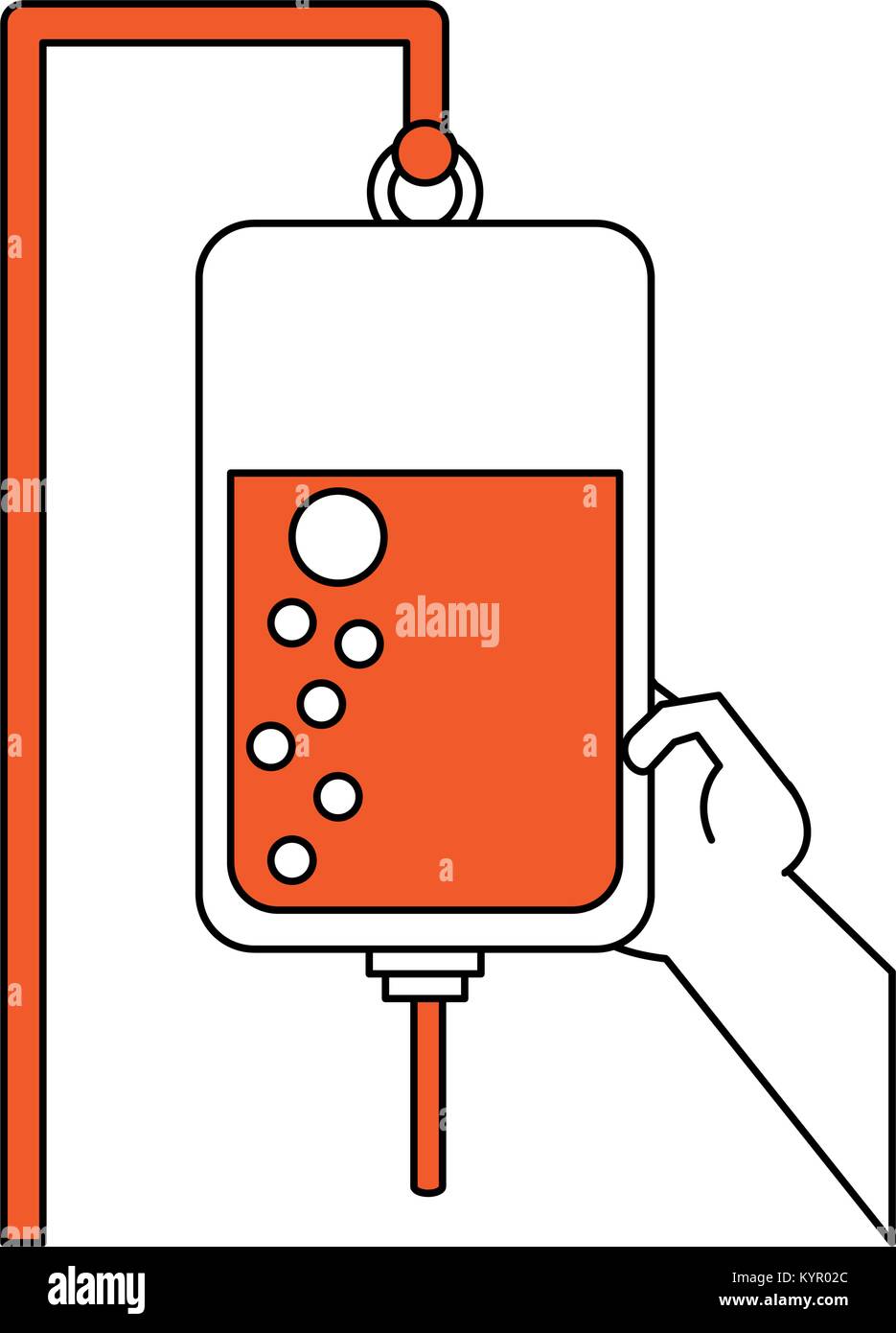 Blood bag symbol Stock Vector Image & Art - Alamy