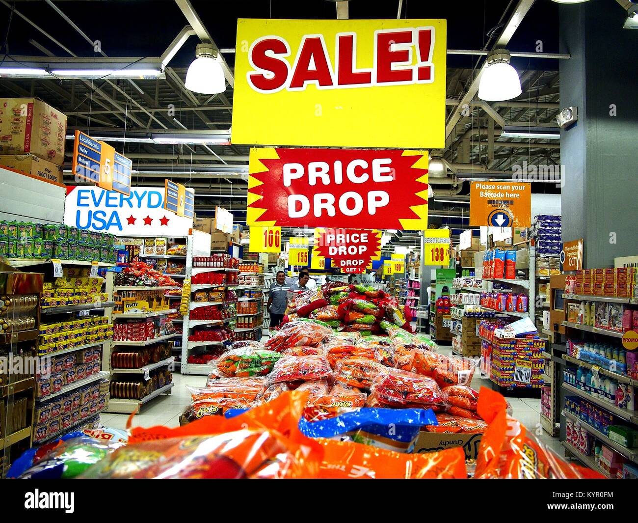 ANTIPOLO CITY, PHILIPPINES - JANUARY 8, 2018: A wide variety of ...