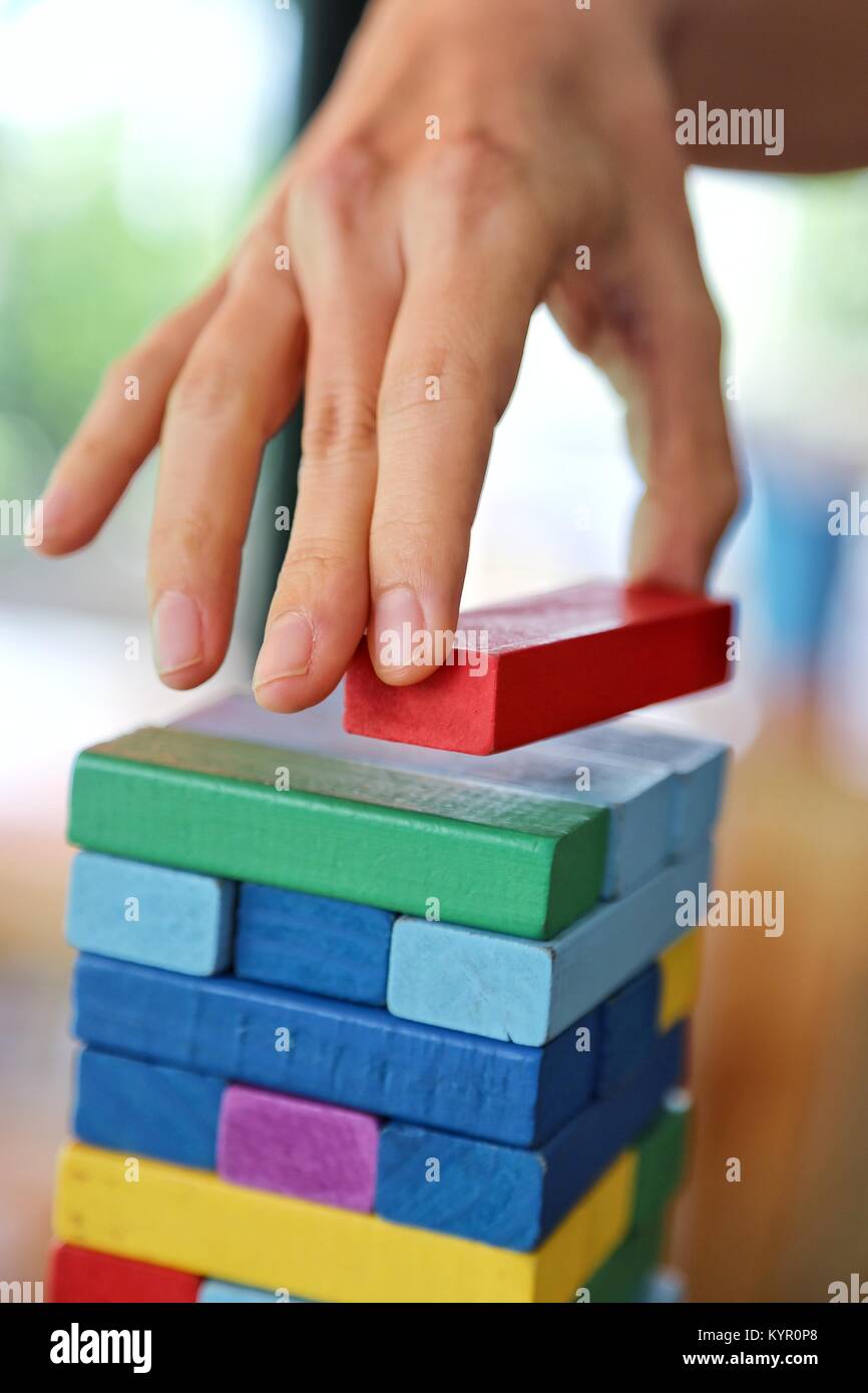 Jenga blocks hi-res stock photography and images - Alamy
