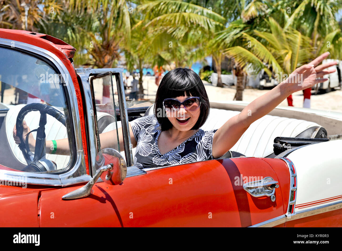 Woman car journalist hi-res stock photography and images - Alamy