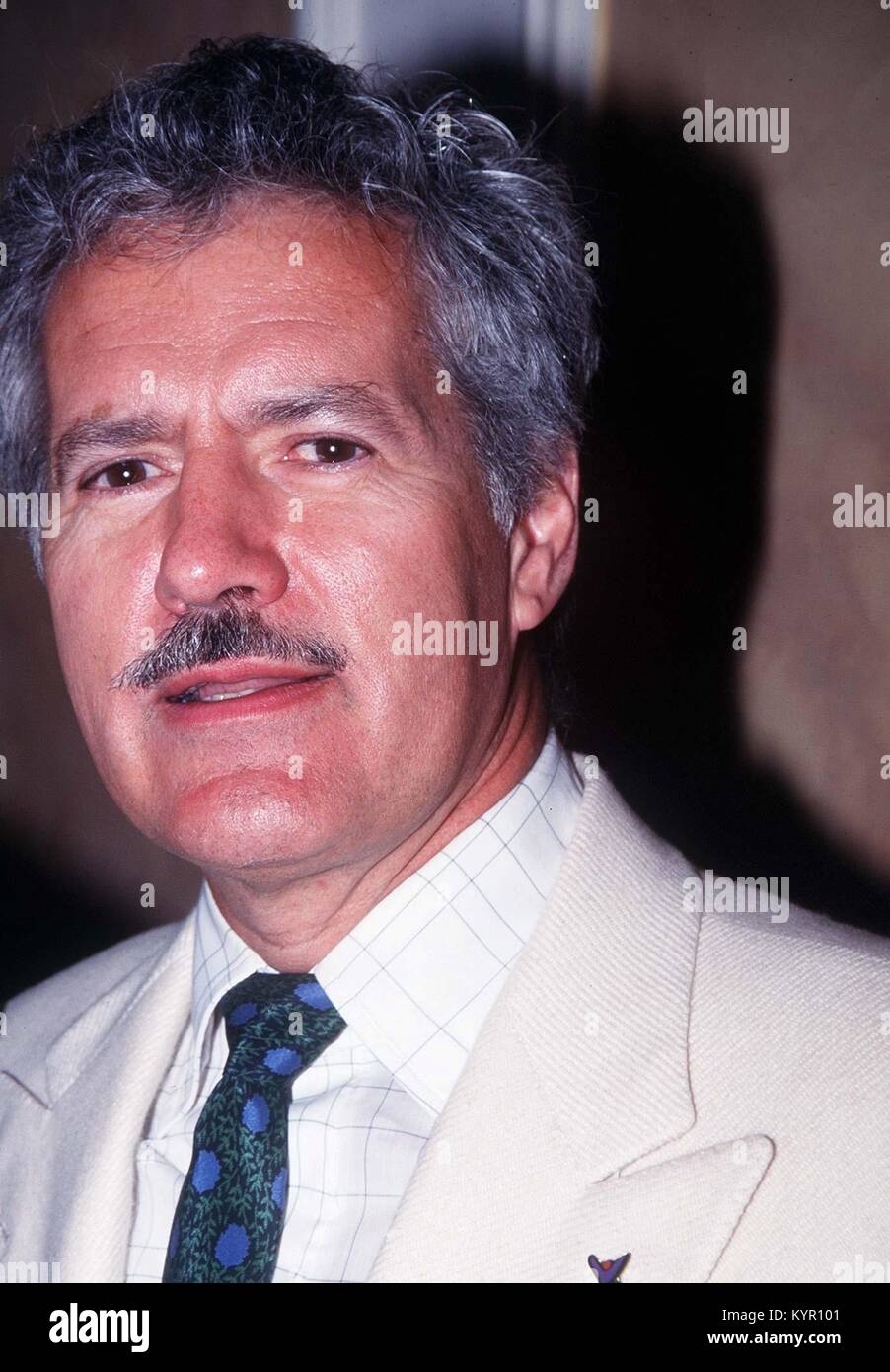 Alex Trebeck March 1995 Los Angeles, C.A. ©RTBoas/ MediaPunc Stock ...