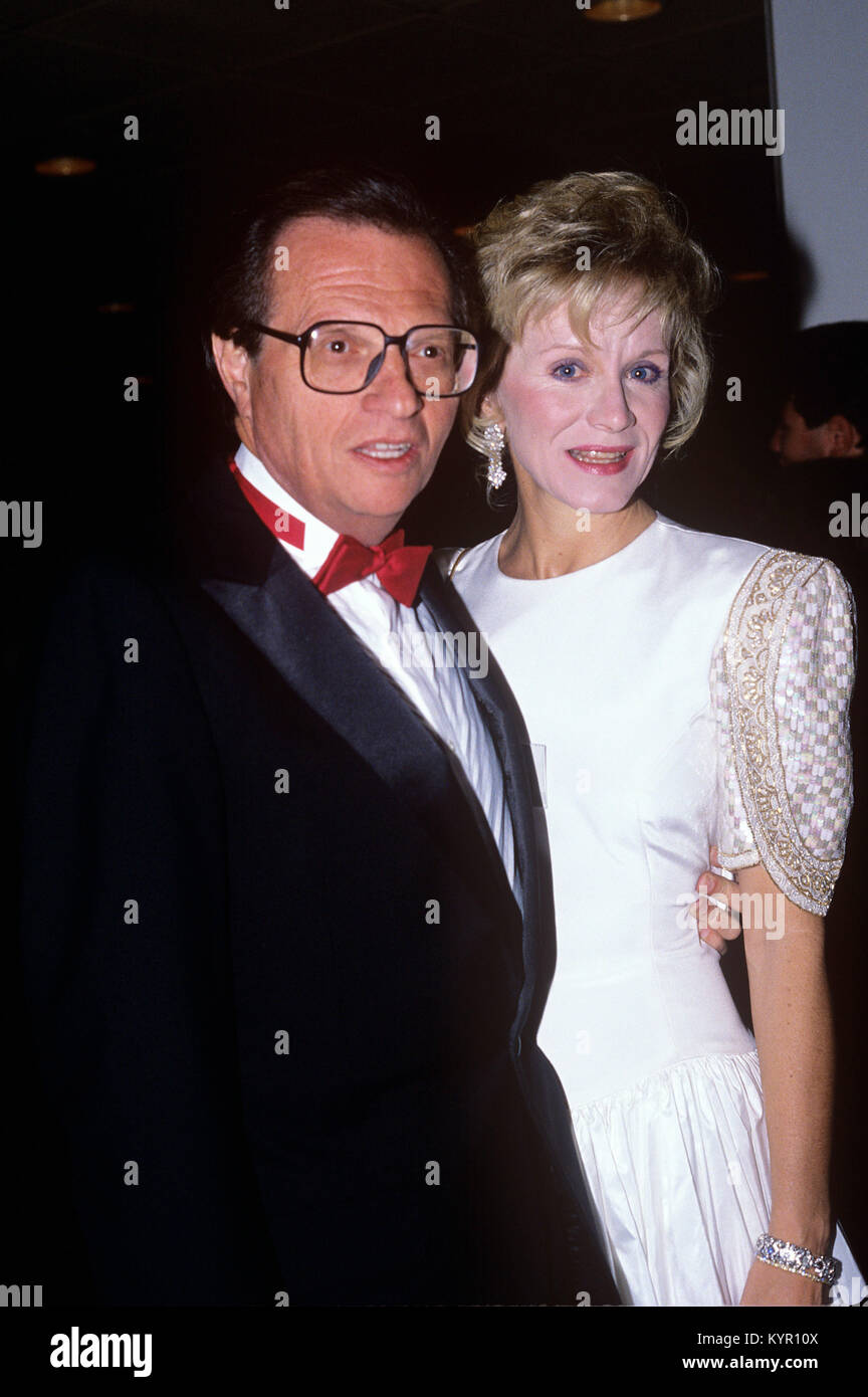 Larry King and his wife are photographed by Gary Boas on February 22 ...