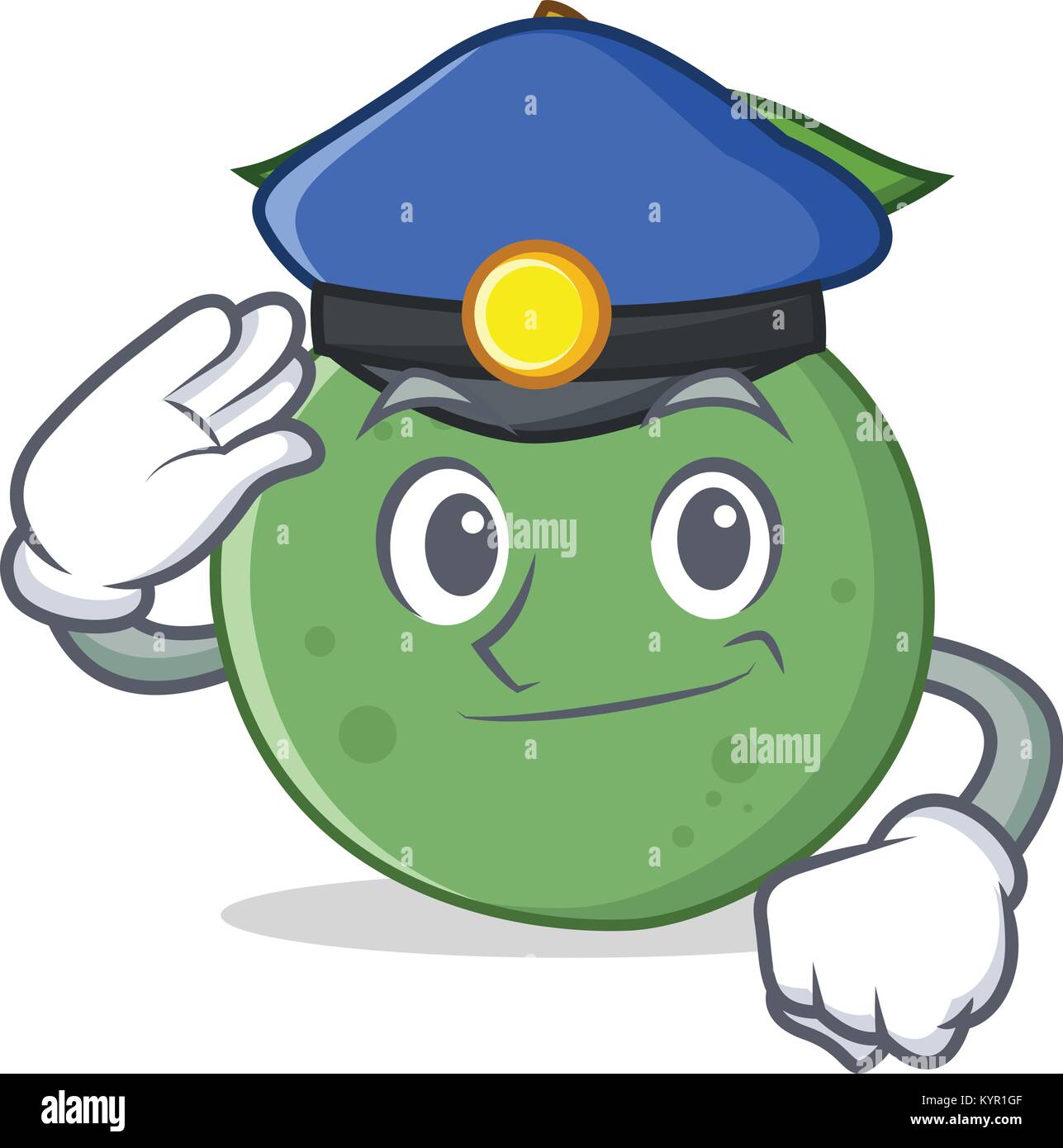 Police guava character cartoon style Stock Vector Image & Art - Alamy