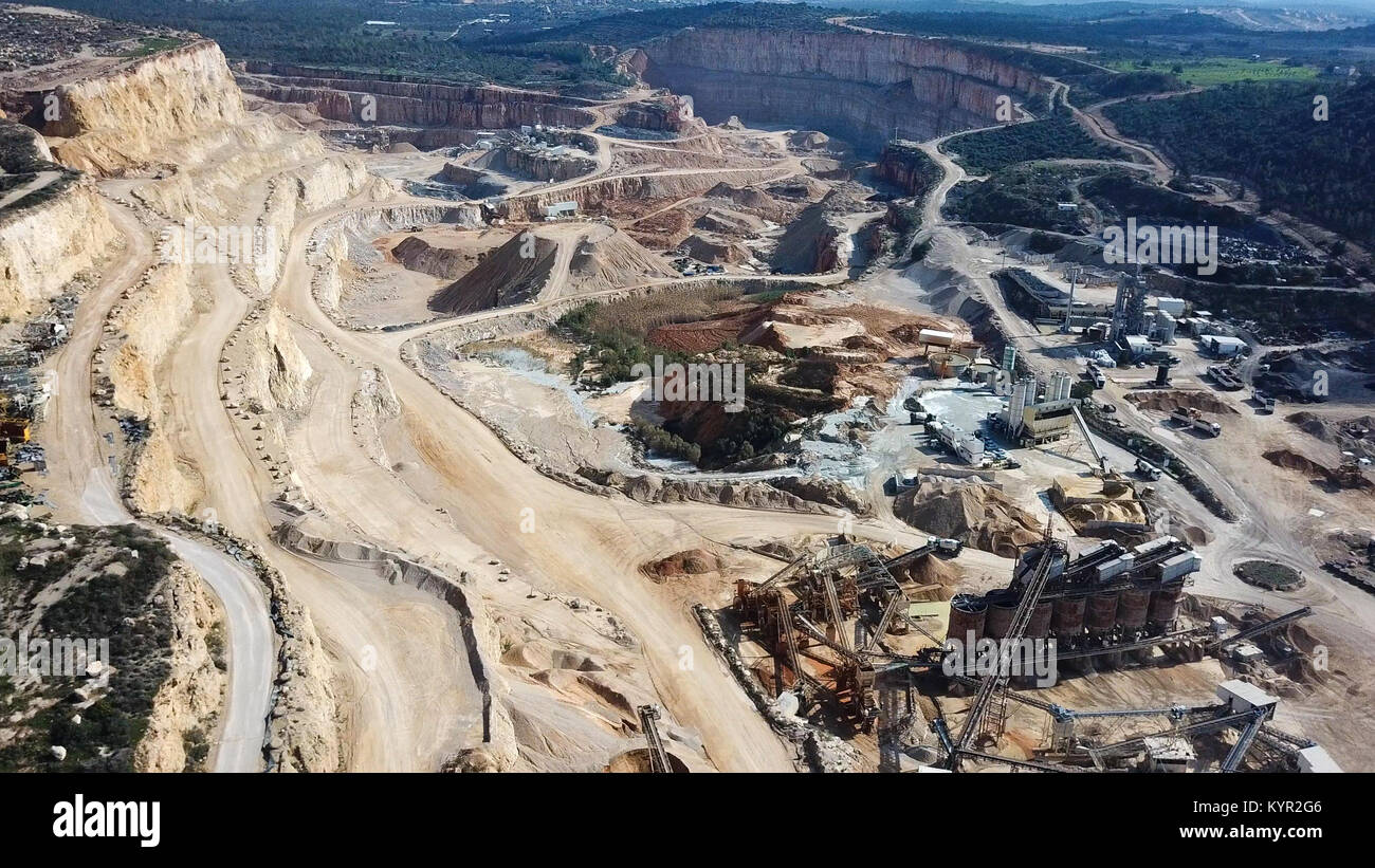Large quarry gravel mining sand hi-res stock photography and images - Alamy