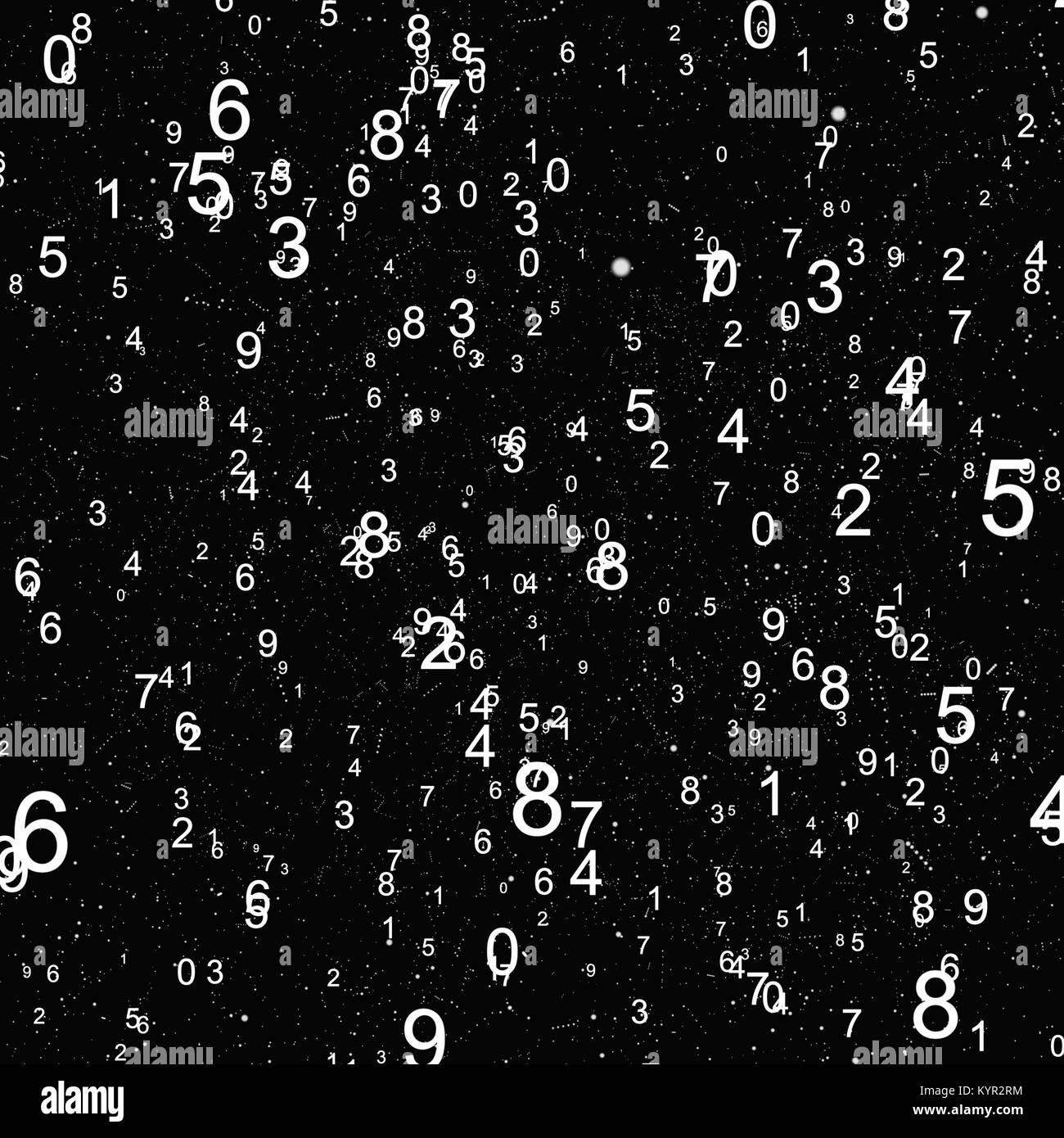 Abstract background with numbers Stock Photo - Alamy