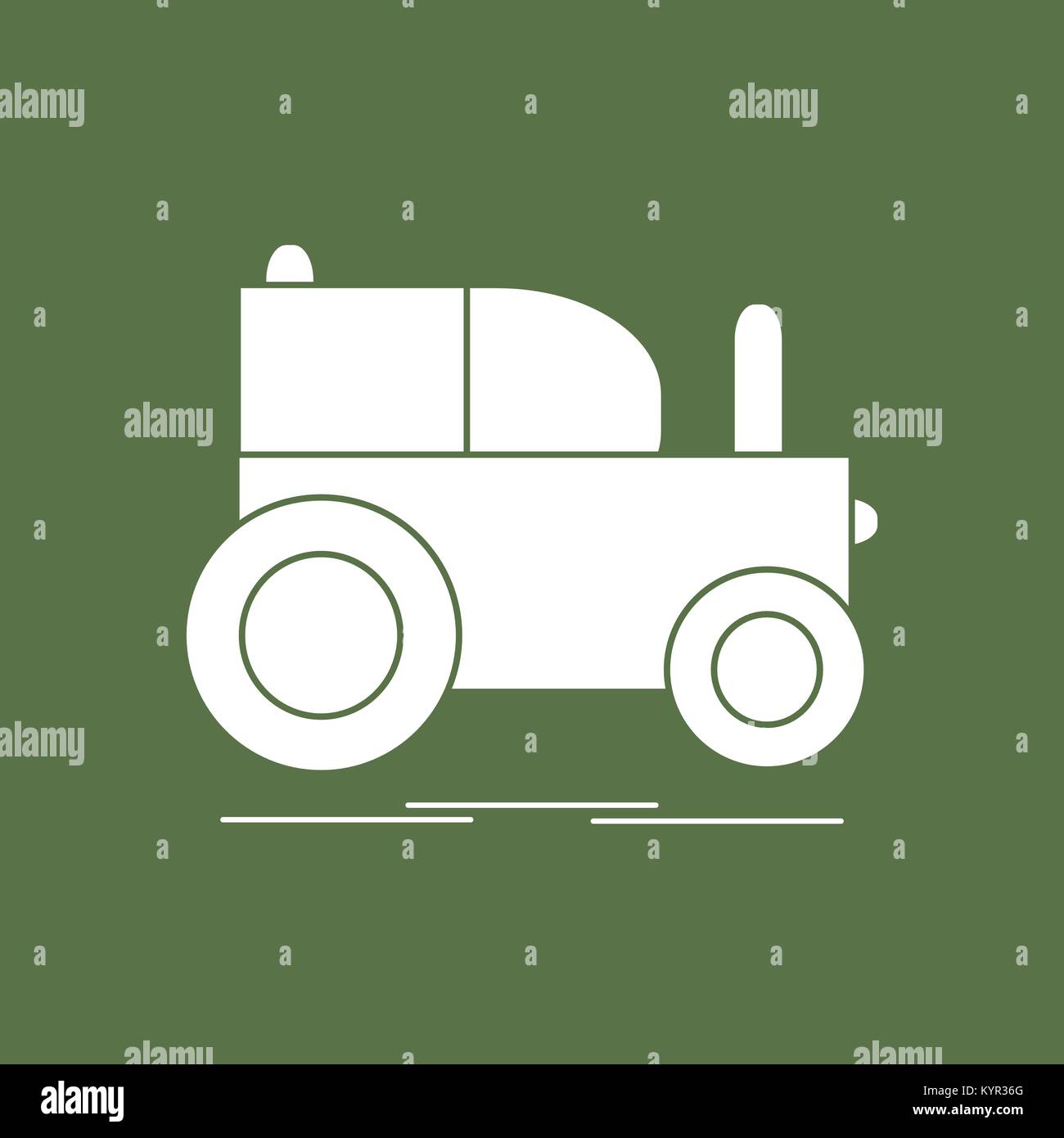 Children's toy: tractor. Design for poster or print Stock Vector Image ...