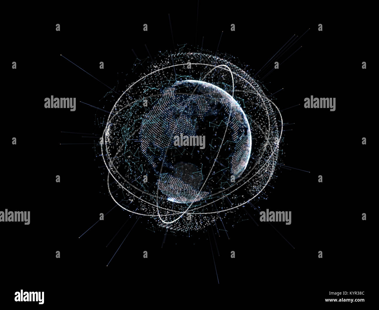 3d illustration of digital virtual planet Earth Stock Photo - Alamy