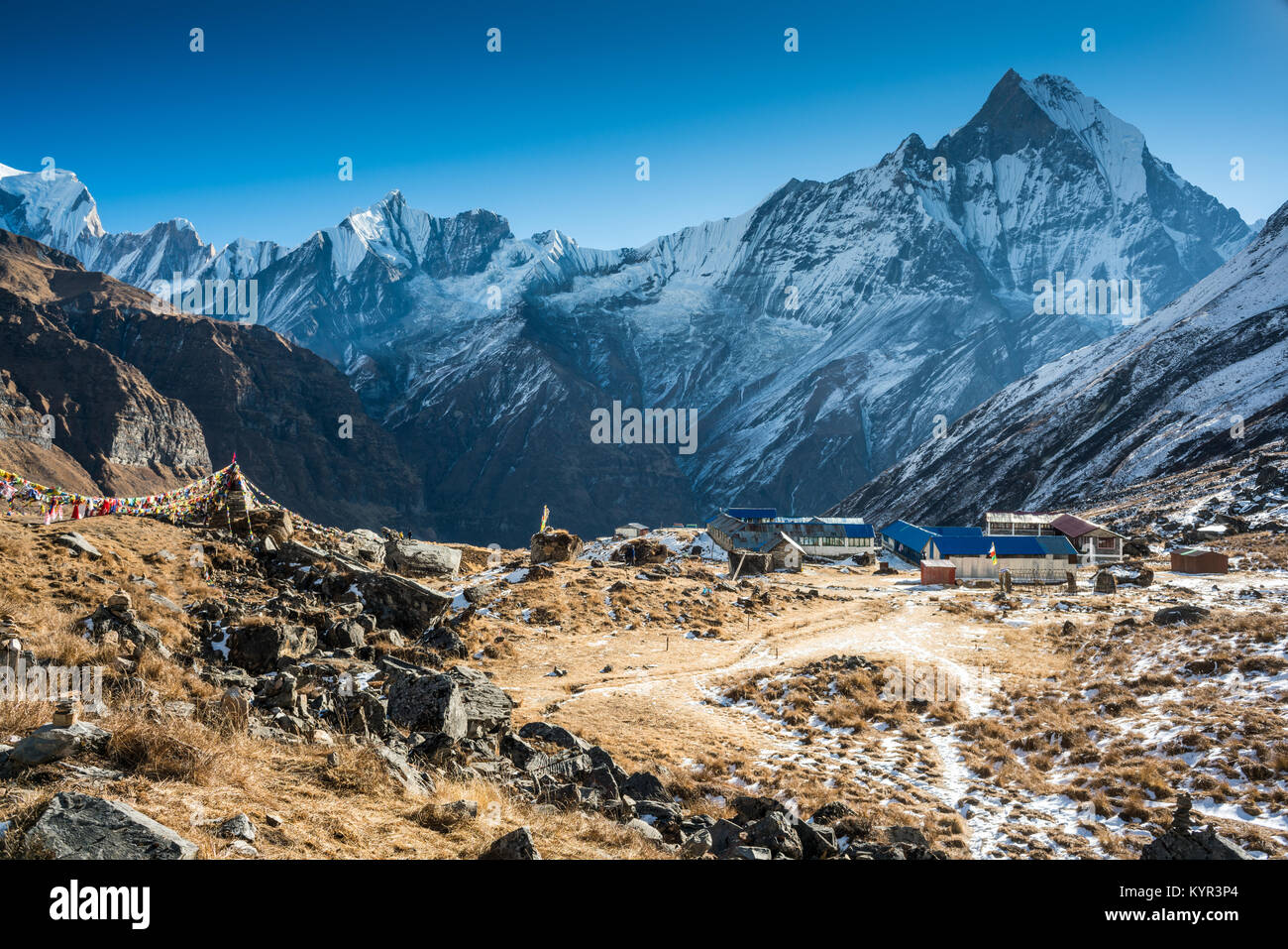 Mount machhapuchchhre fish tail hi-res stock photography and images - Alamy
