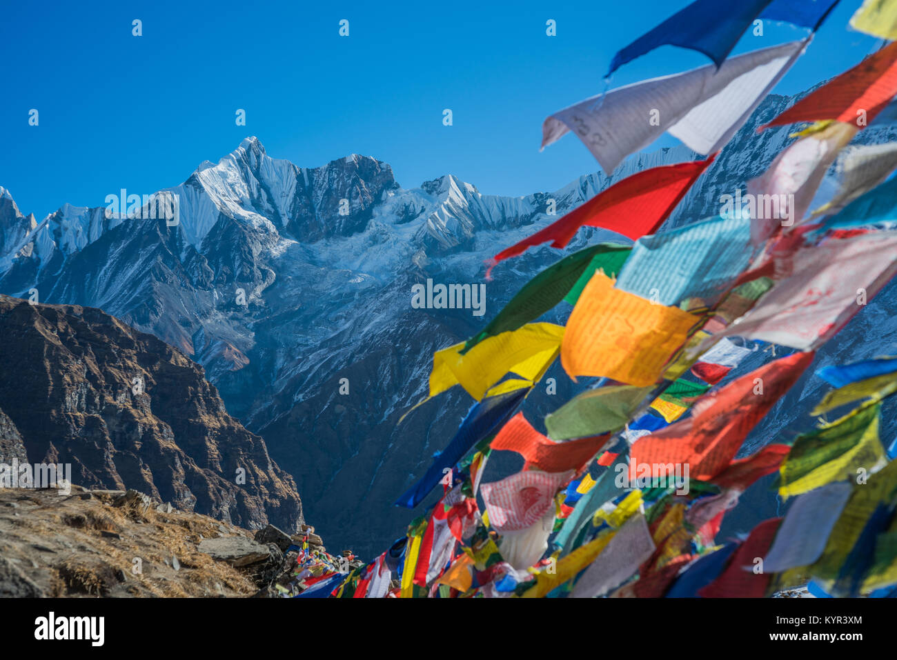 Mount machhapuchchhre fish tail hi-res stock photography and images - Alamy