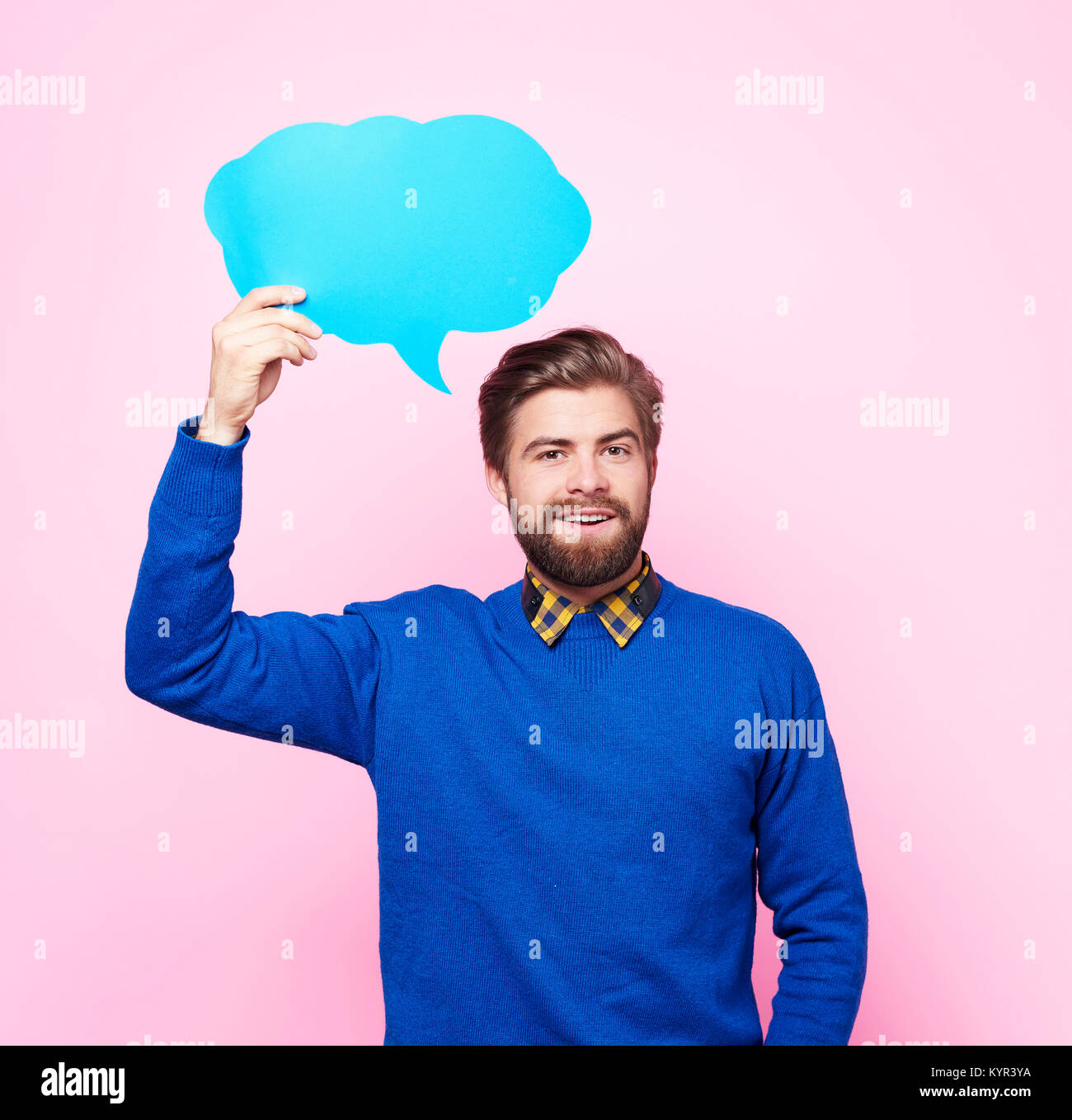 Man thinking thought bubble hi-res stock photography and images - Alamy