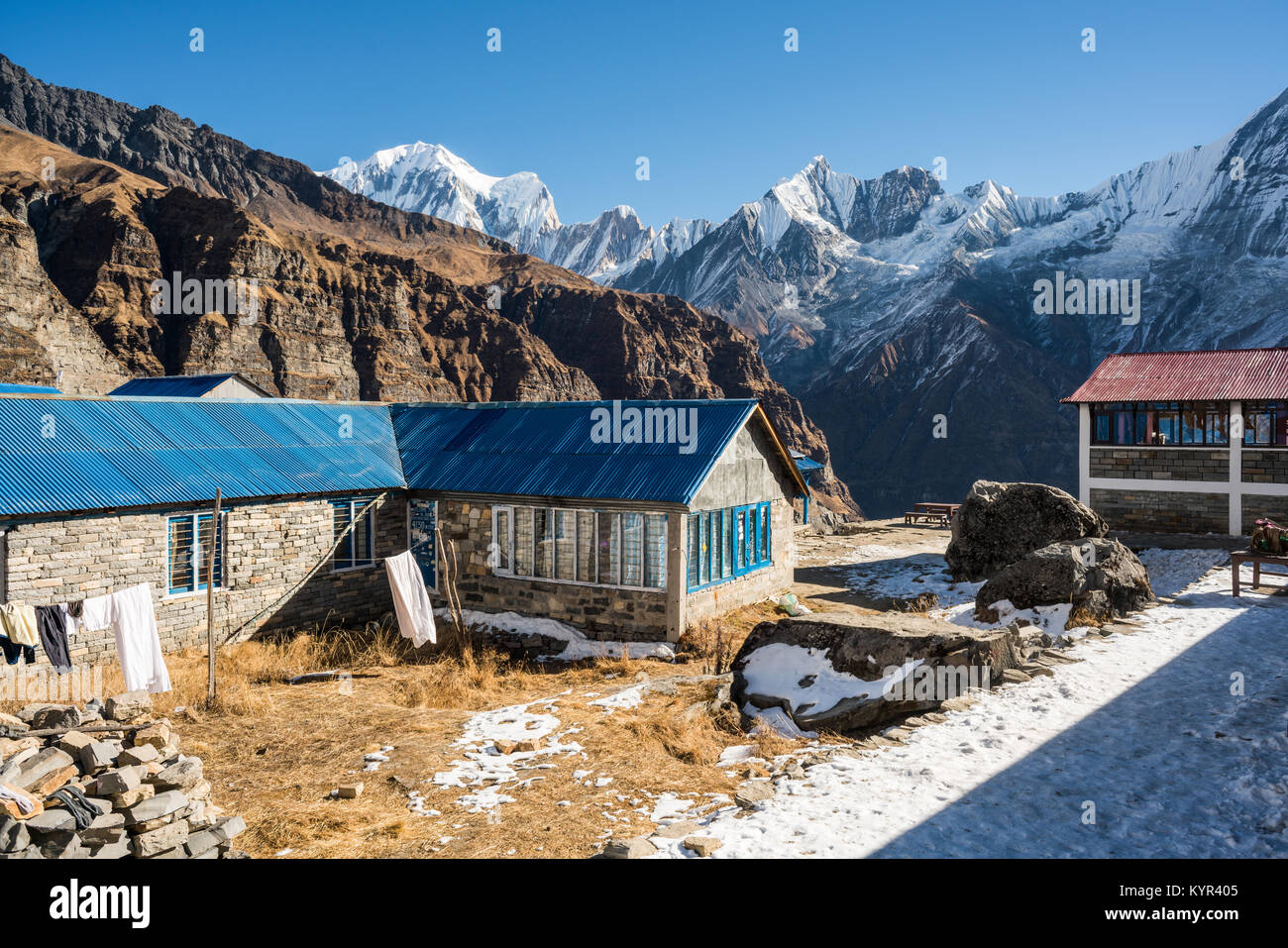 Annapurna base camp, ABC, Nepal, Asia Stock Photo - Alamy