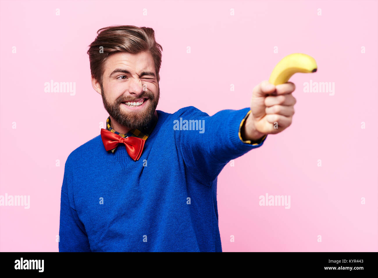 Man gun studio hi-res stock photography and images - Alamy