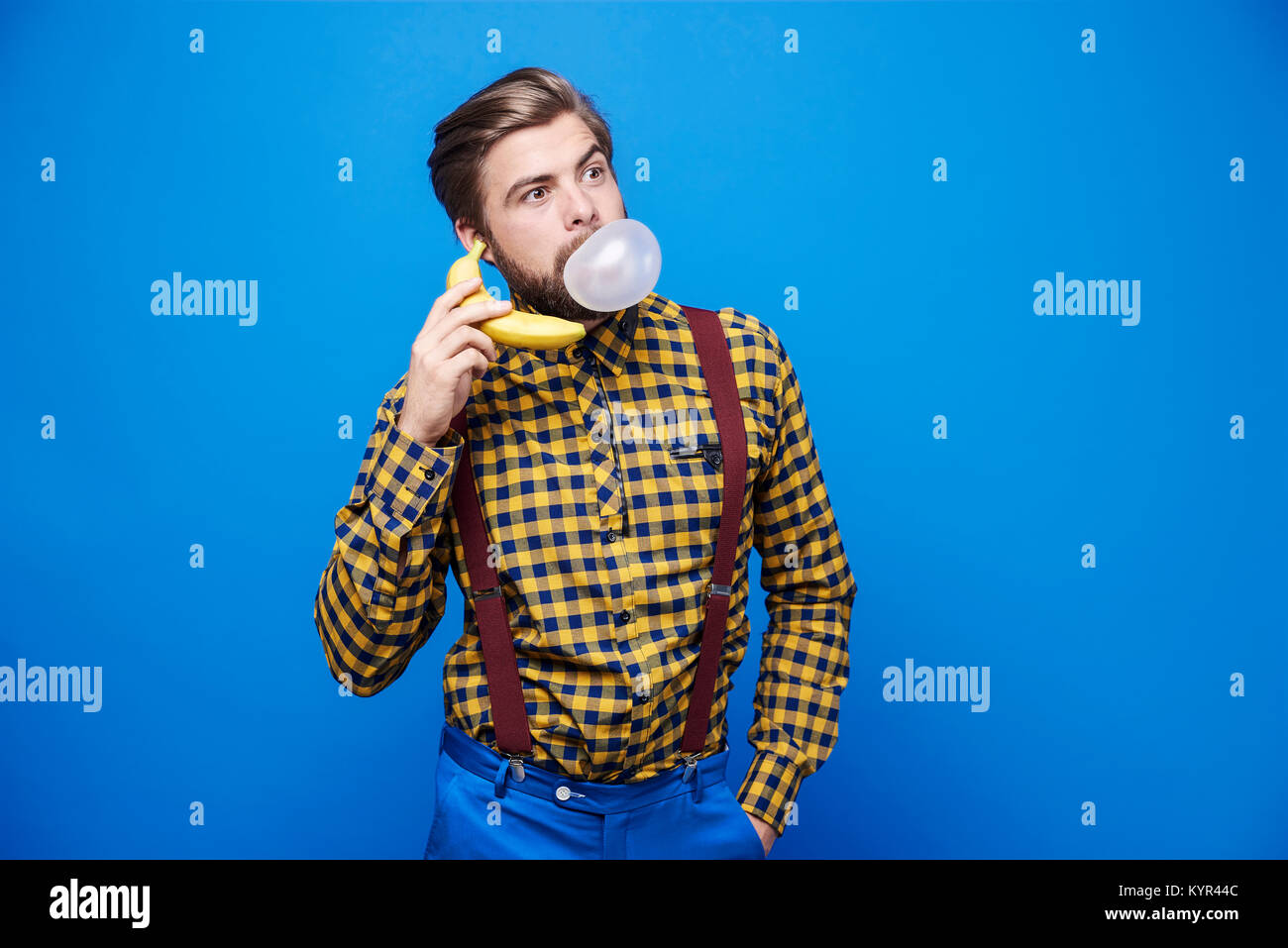 Man banana hi-res stock photography and images - Alamy
