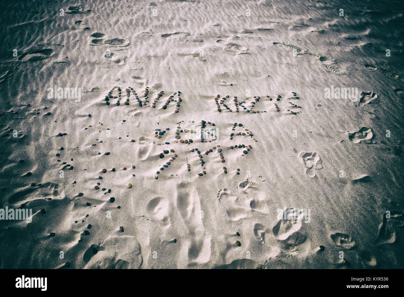 Names on sand hi-res stock photography and images - Alamy