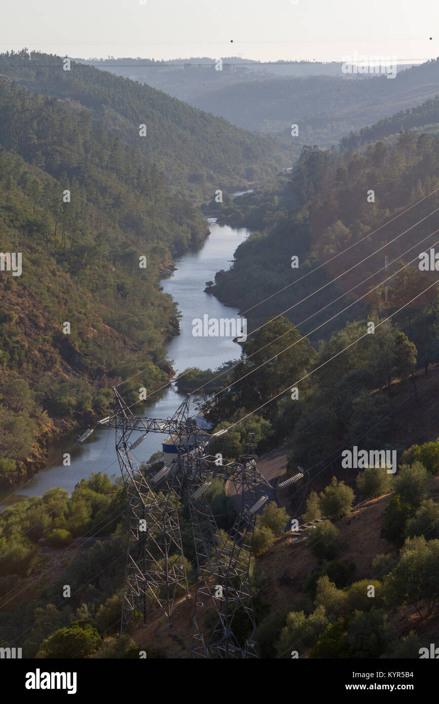 View of the Zezere river, Portugal Stock Photo - Alamy