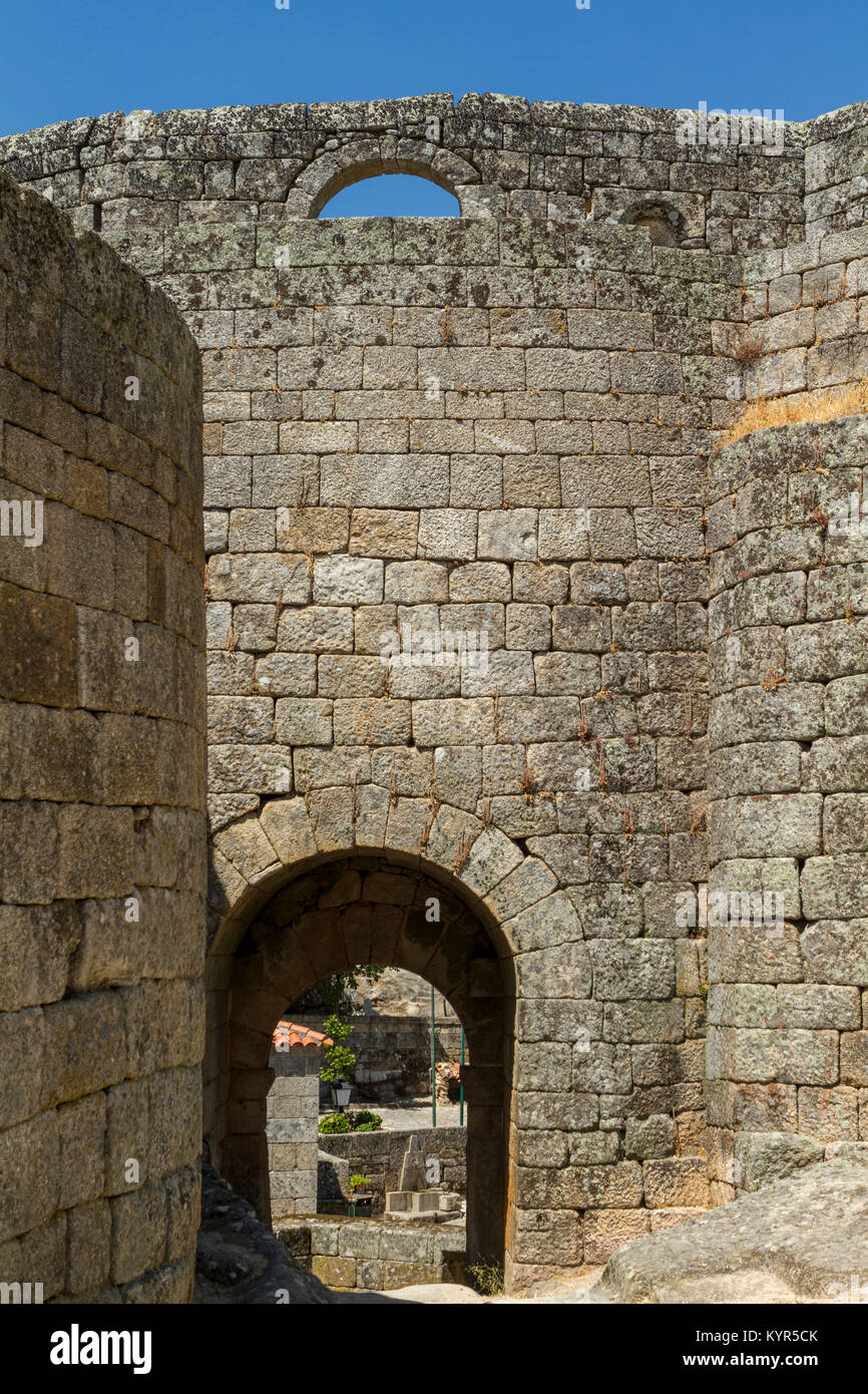 Castle of the historical village of Sortelha , Portugal Stock Photo - Alamy