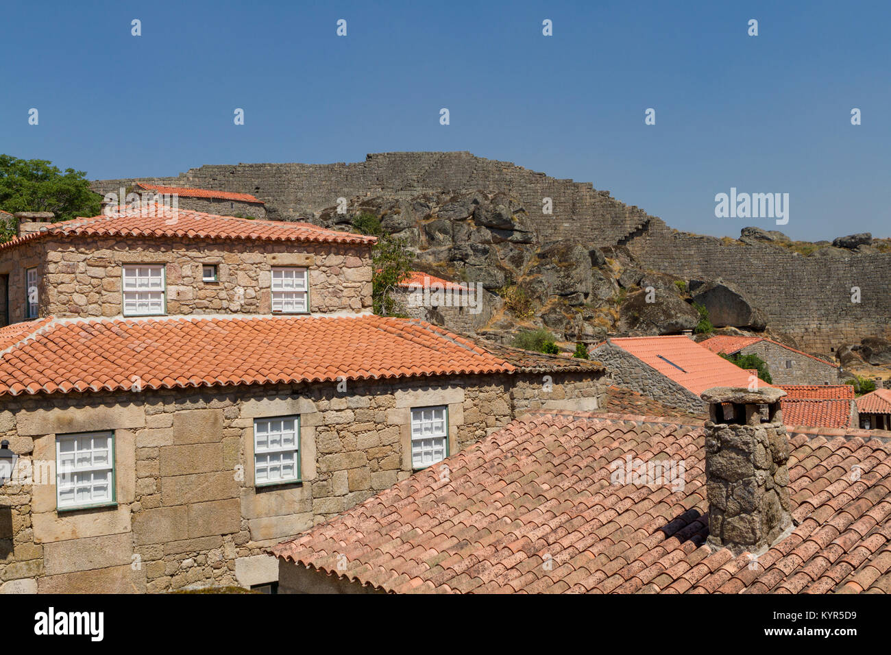 Historical village of Sortelha , Portugal Stock Photo - Alamy