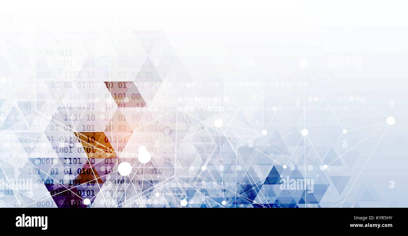 Abstract digital science background stream Stock Vector Images - Alamy