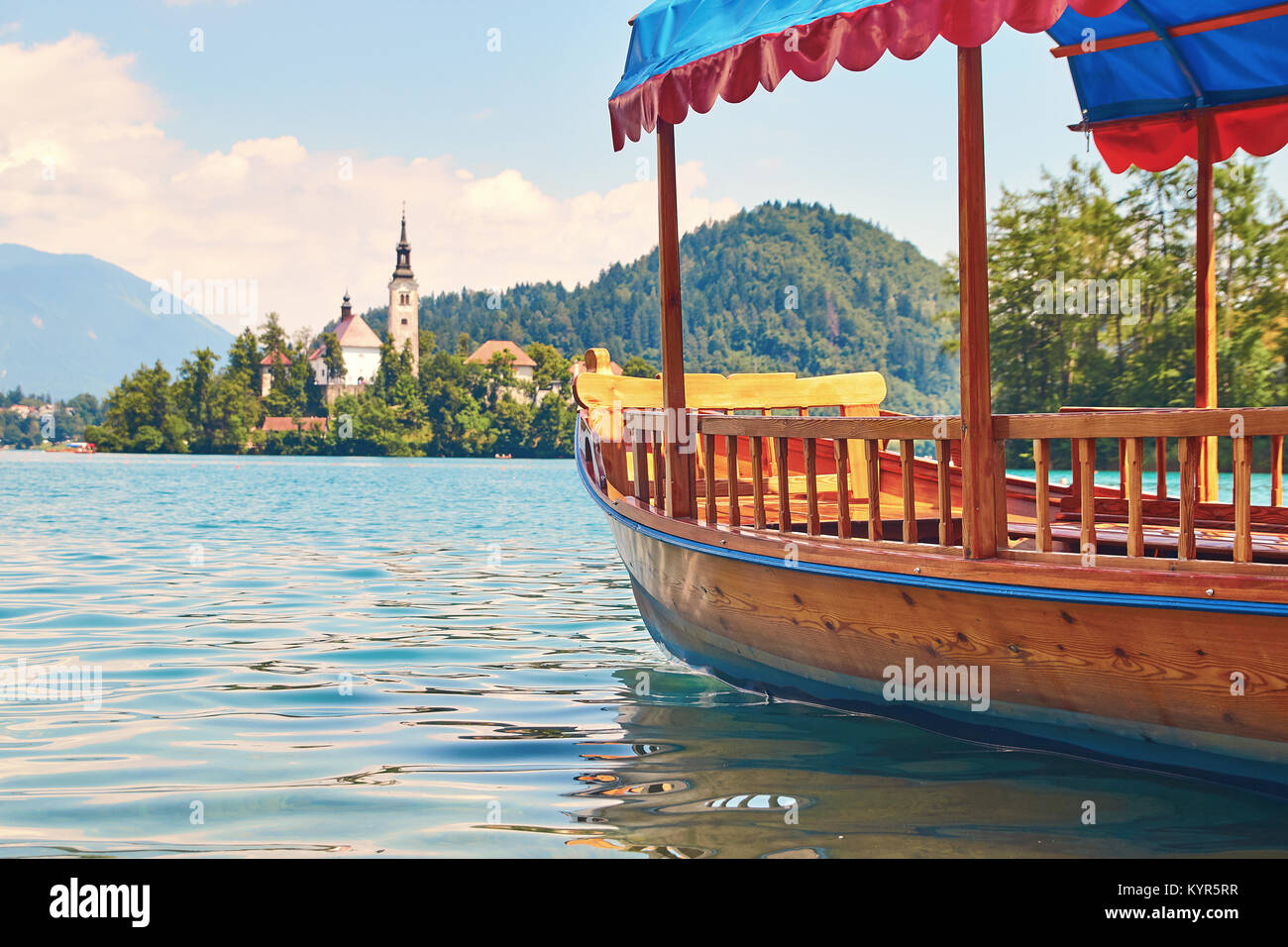 Pletna boat hi-res stock photography and images - Alamy