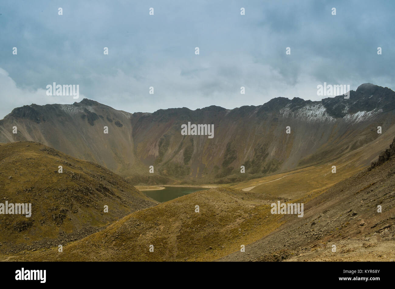 View of the Nevado de Toluca, inactive volcano of Mexico Stock Photo ...