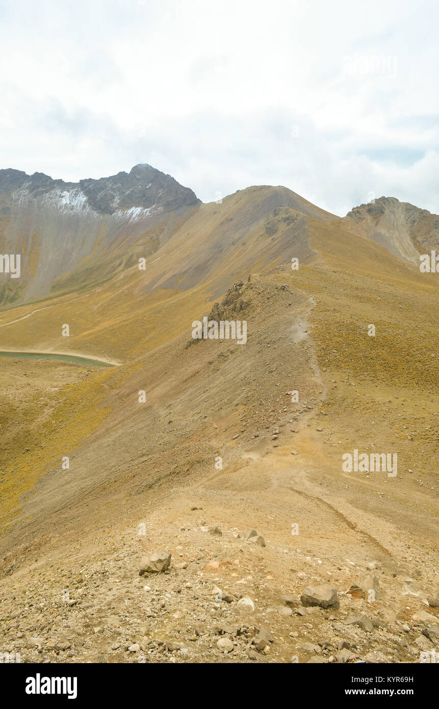 View of the Nevado de Toluca, inactive volcano of Mexico Stock Photo ...