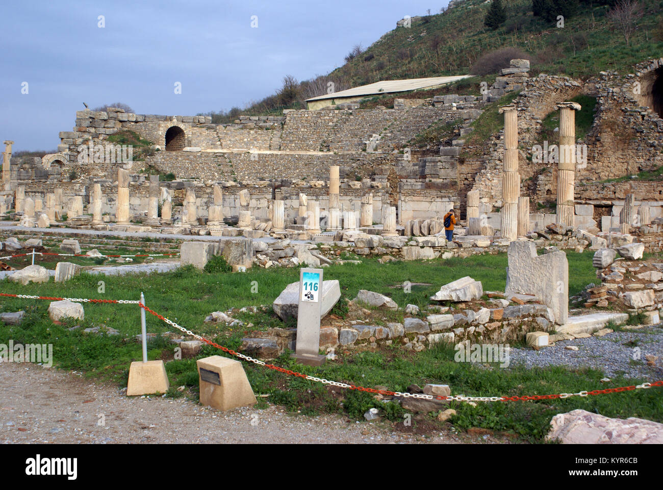 Ruins of odeon in Ephesus, Turkey Stock Photo - Alamy