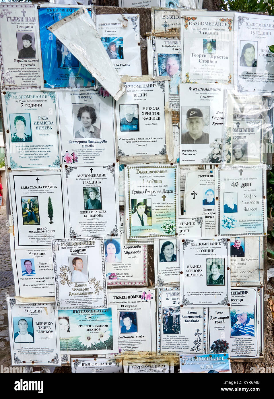 Obituaries hi-res stock photography and images - Alamy