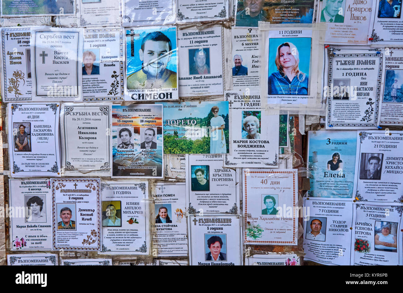 Obituaries hi-res stock photography and images - Alamy