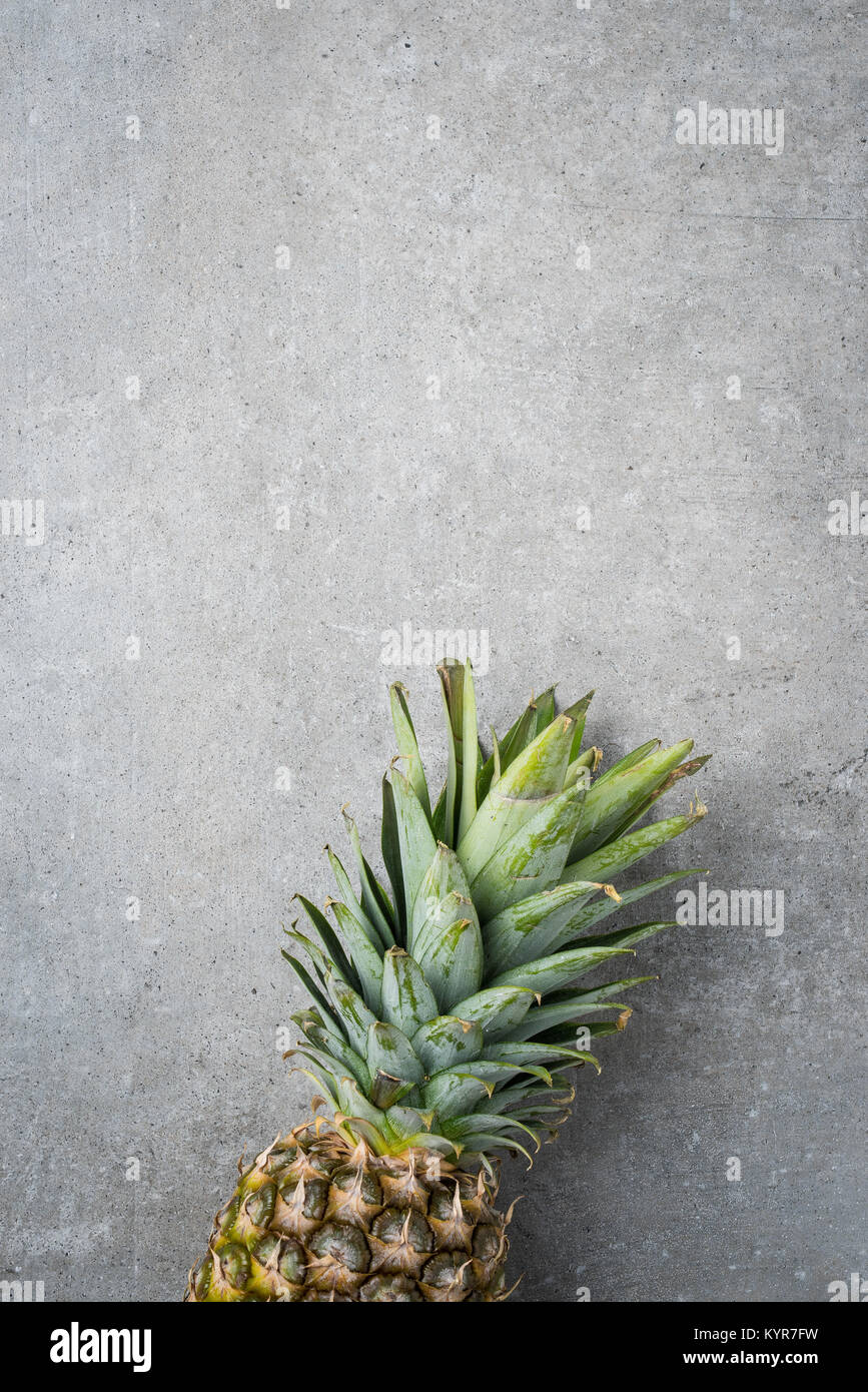 Fresh pineapple. Close up Stock Photo - Alamy