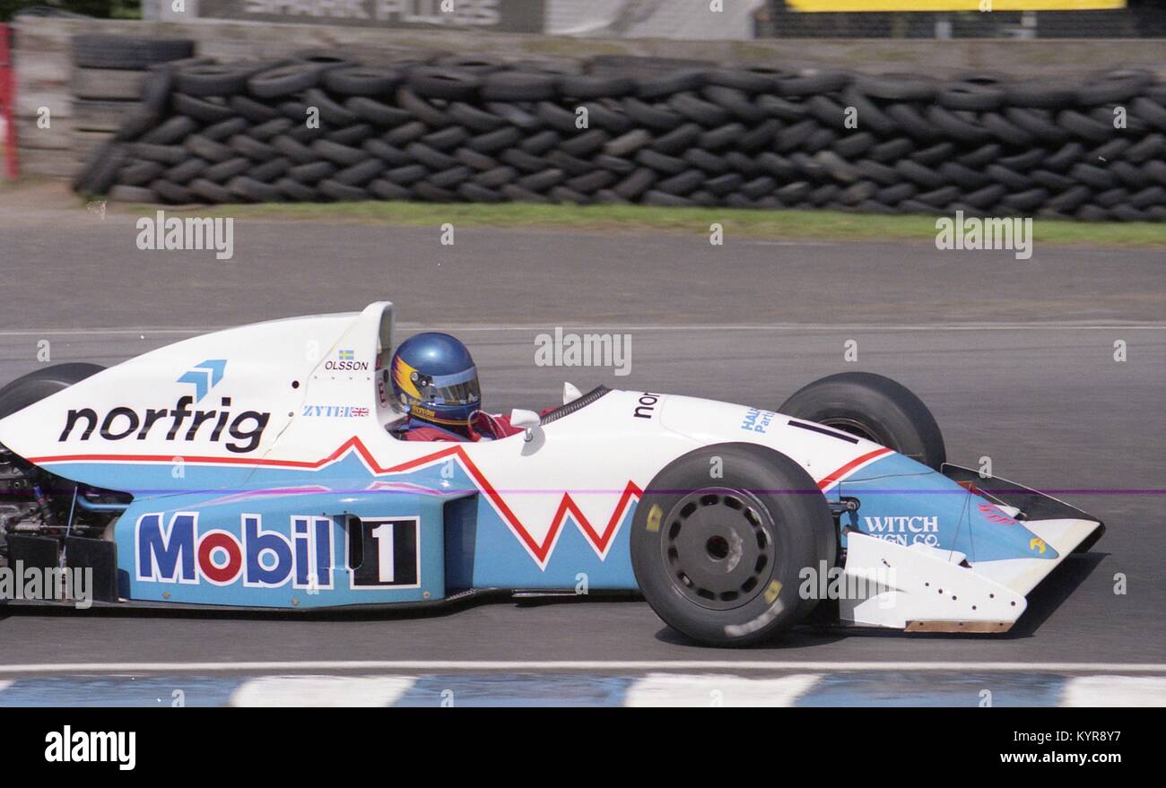 Peter Olsson, Phoenix Racing, Reynard 91D, Brirish Formula 2 ...