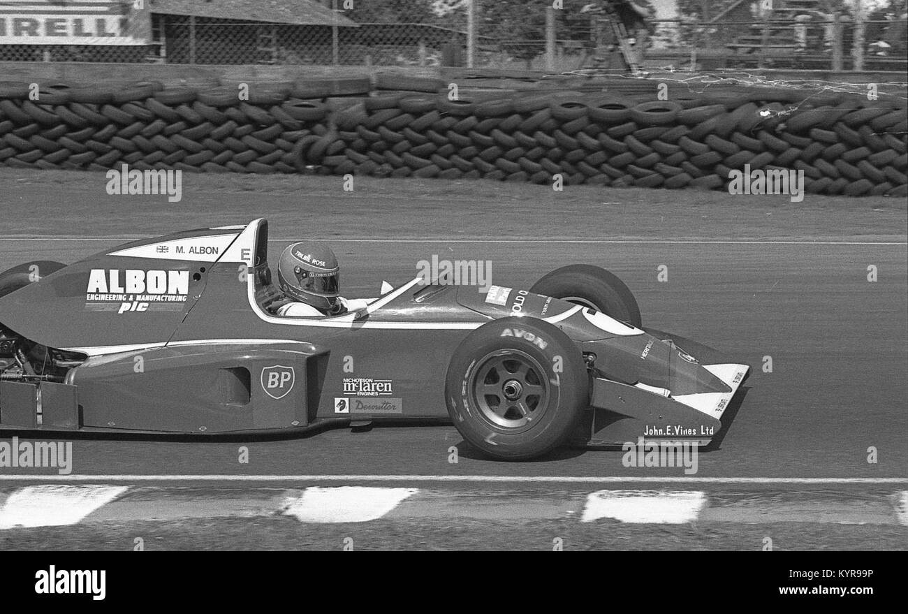 Mark Albon, Team Essex Racing, Reynard 91D, Brirish Formula 2 ...