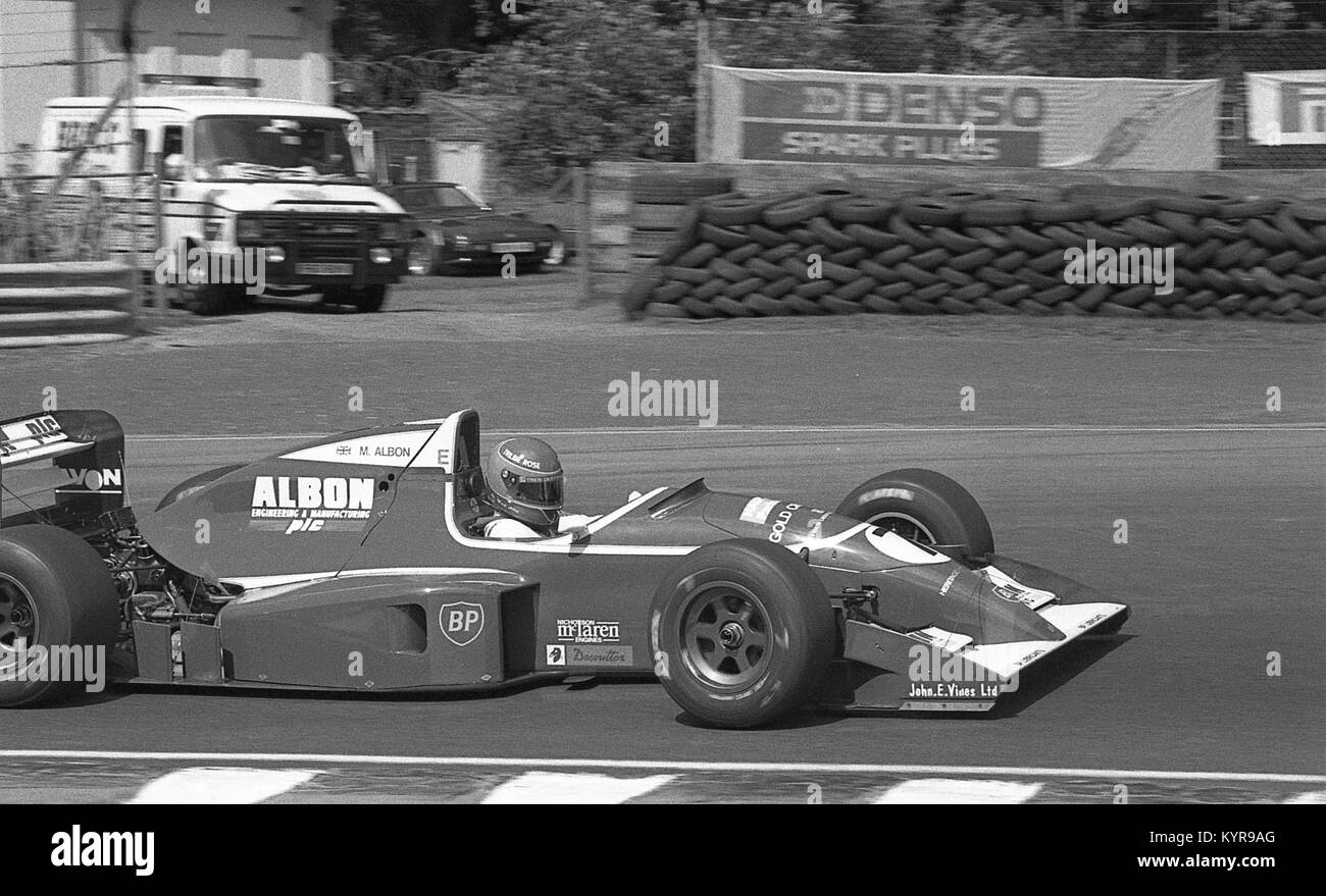 Mark Albon, Team Essex Racing, Reynard 91D, Brirish Formula 2 ...