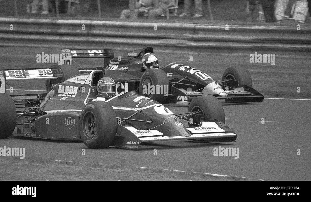 Mark Albon, Team Essex Racing, Reynard 91D, Brirish Formula 2 ...