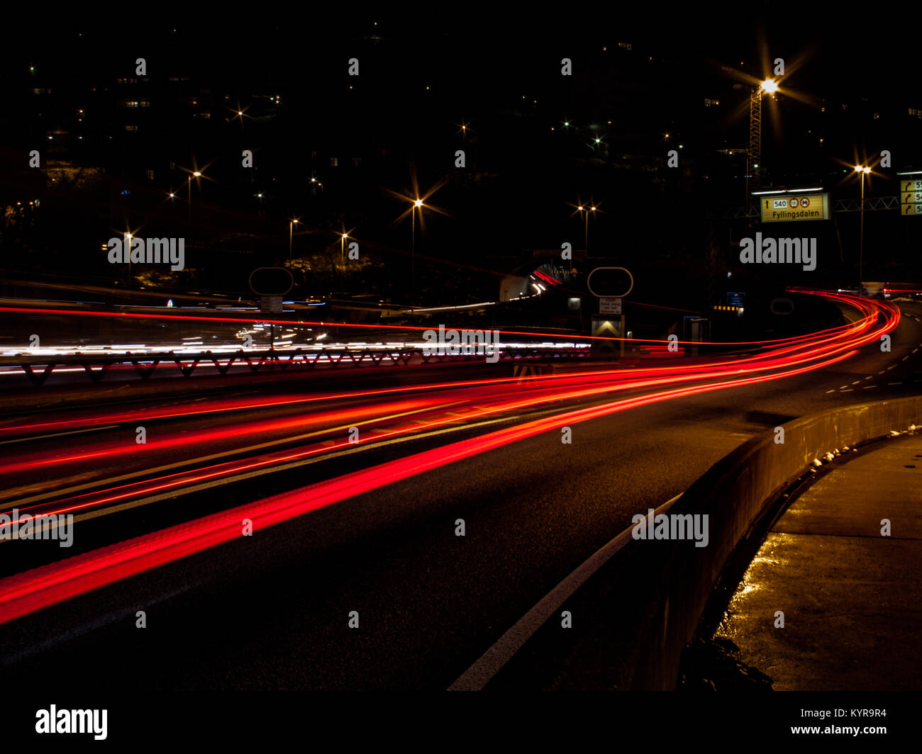 Traffic trails hi-res stock photography and images - Alamy