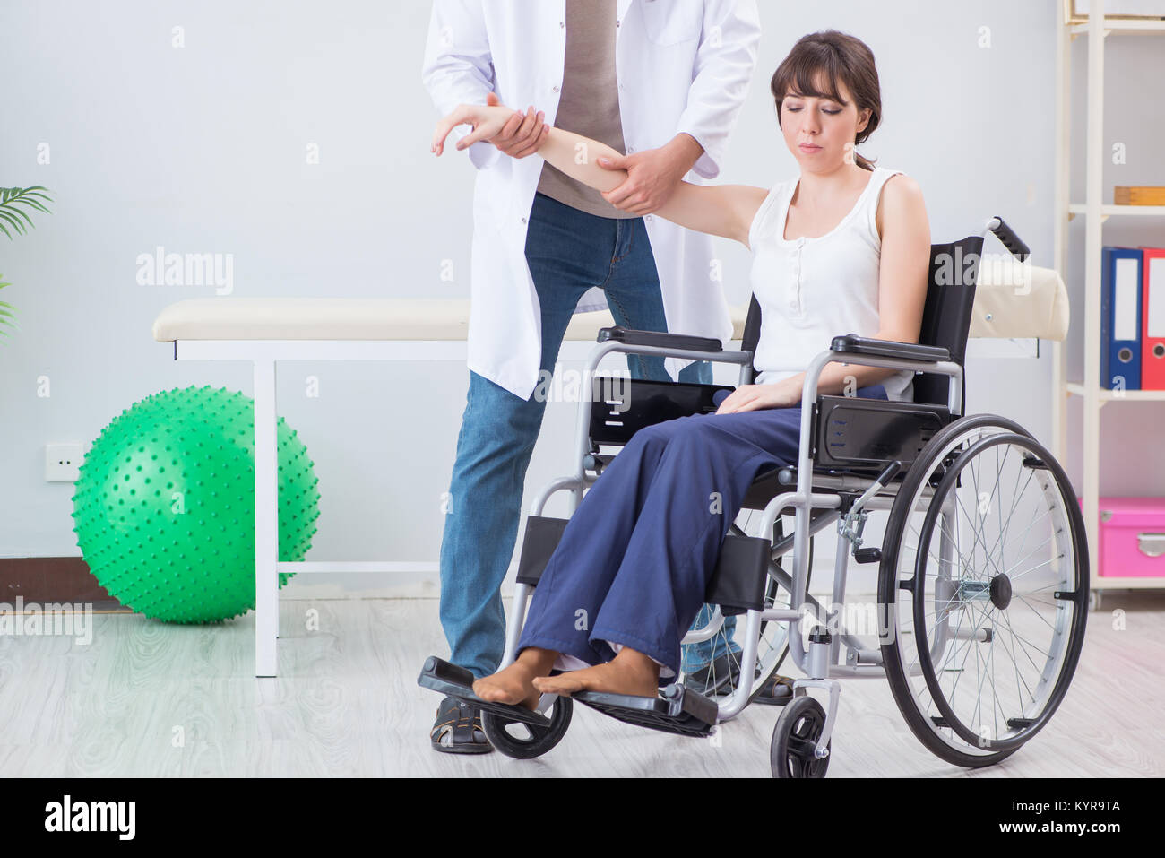 Patient recovering in hospital after injury trauma Stock Photo - Alamy