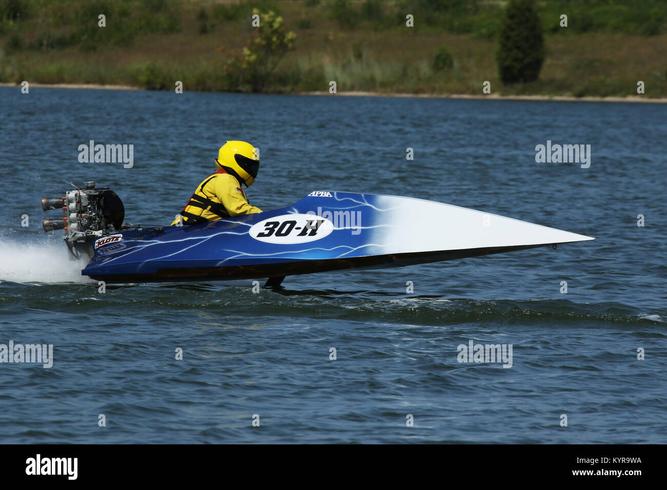 Boat 30H. Outboard Hydroplane boat races. Dayton Record Runs Regatta ...