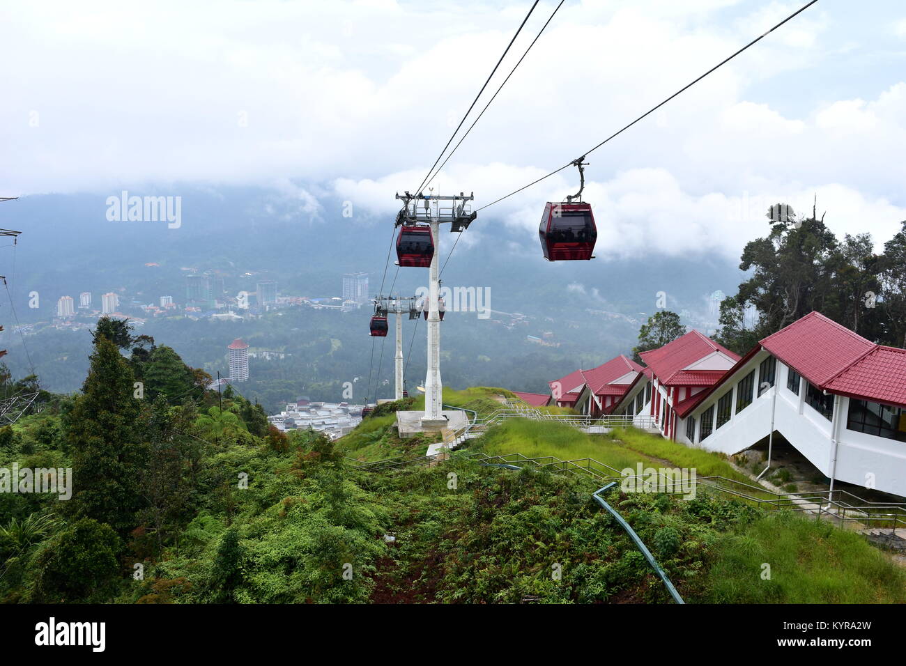 Genting Highlands, Malaysia - November 2, 2017: Genting Highlands Cable ...