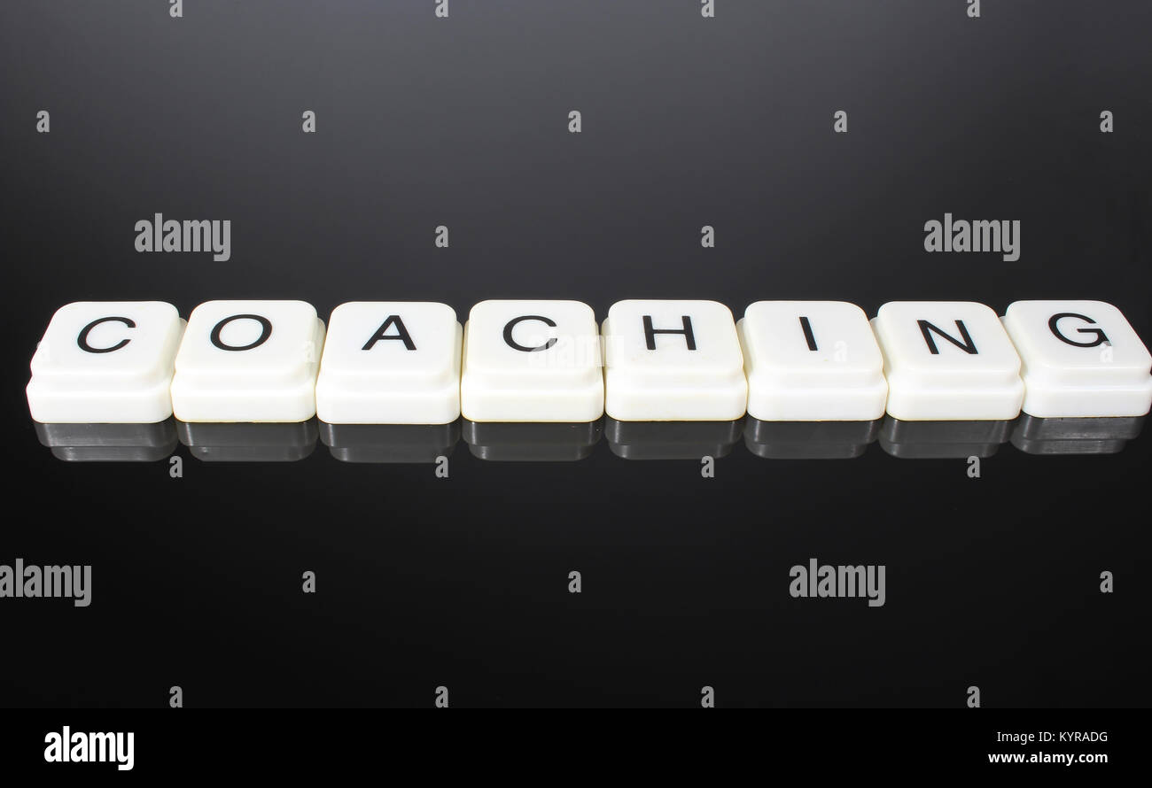 Coaching text word title caption label cover backdrop background ...