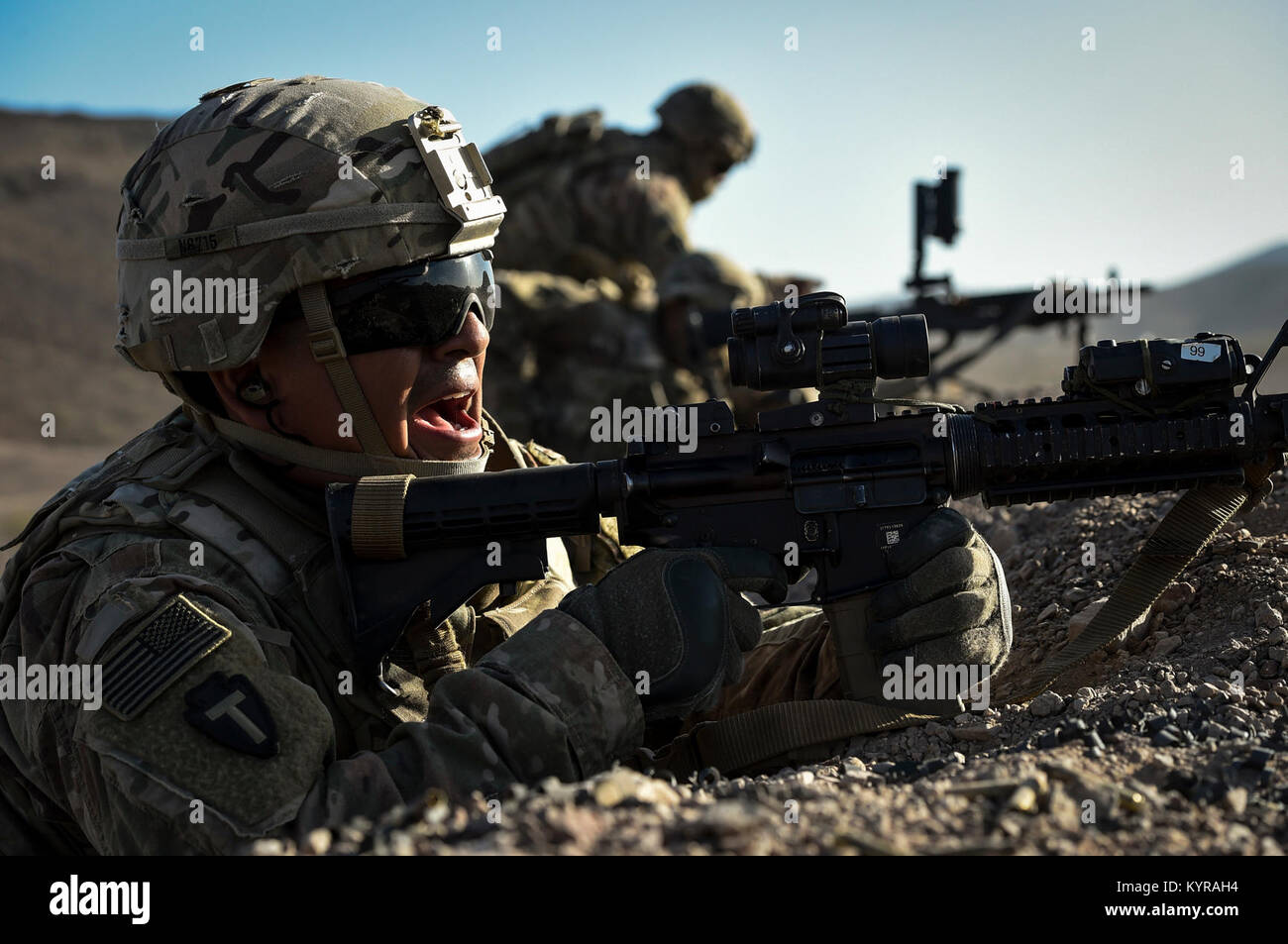U.S. Army Spc. Albino Navarreteramones, assistant gunner from Animal ...