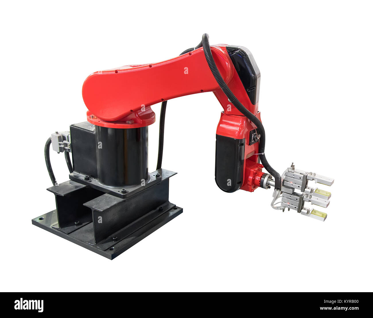 Robotic arm welder Cut Out Stock Images & Pictures - Alamy