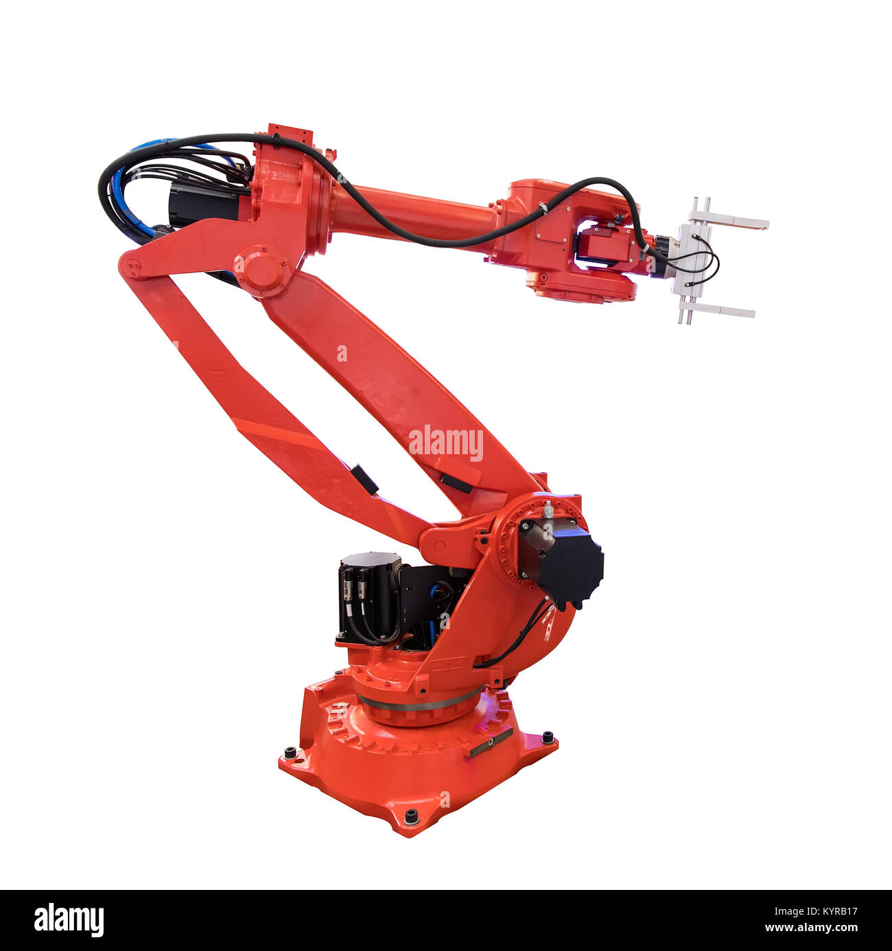 Industrial welding robotic arm Cut Out Stock Images & Pictures - Alamy