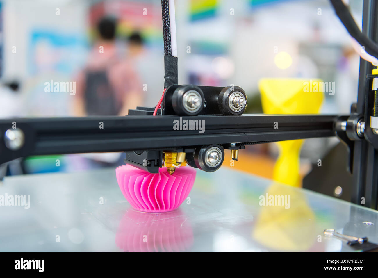 3D printer,Three dimensional printing machine Stock Photo - Alamy