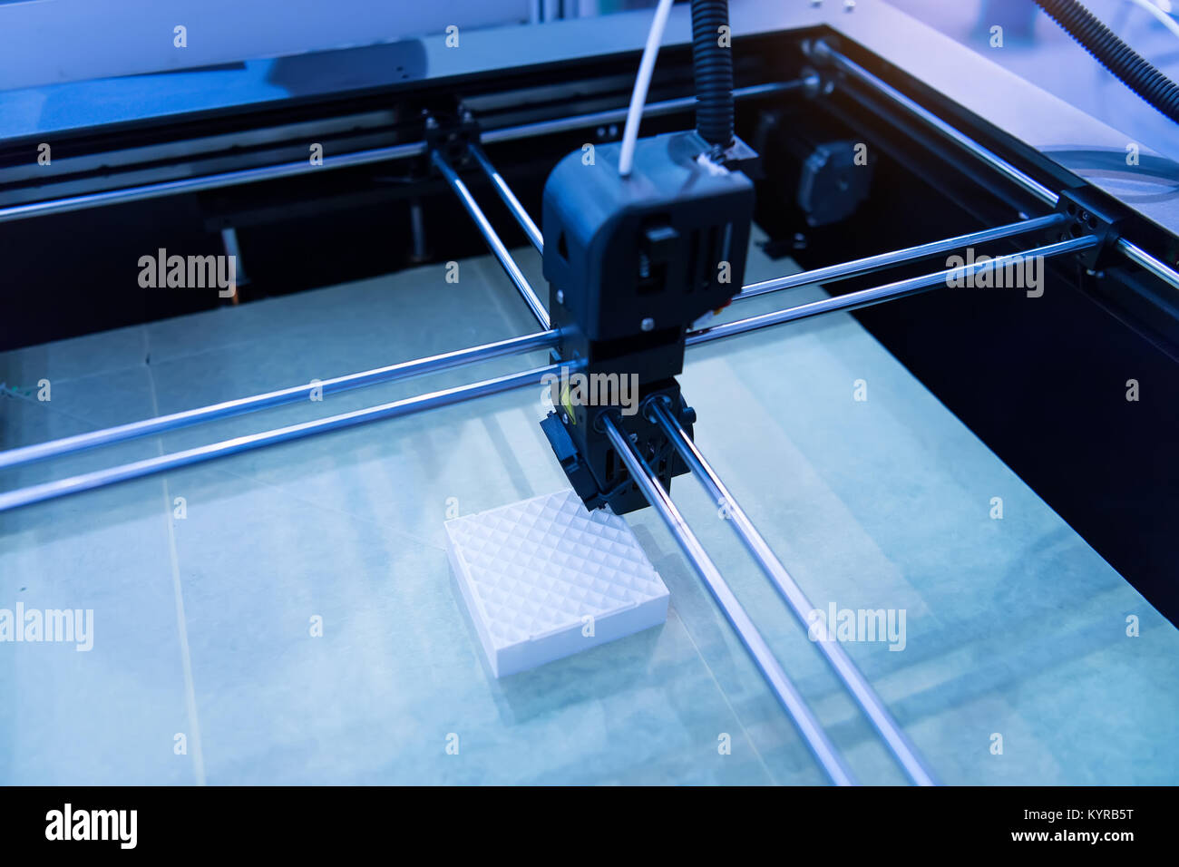 3D printer,Three dimensional printing machine Stock Photo - Alamy