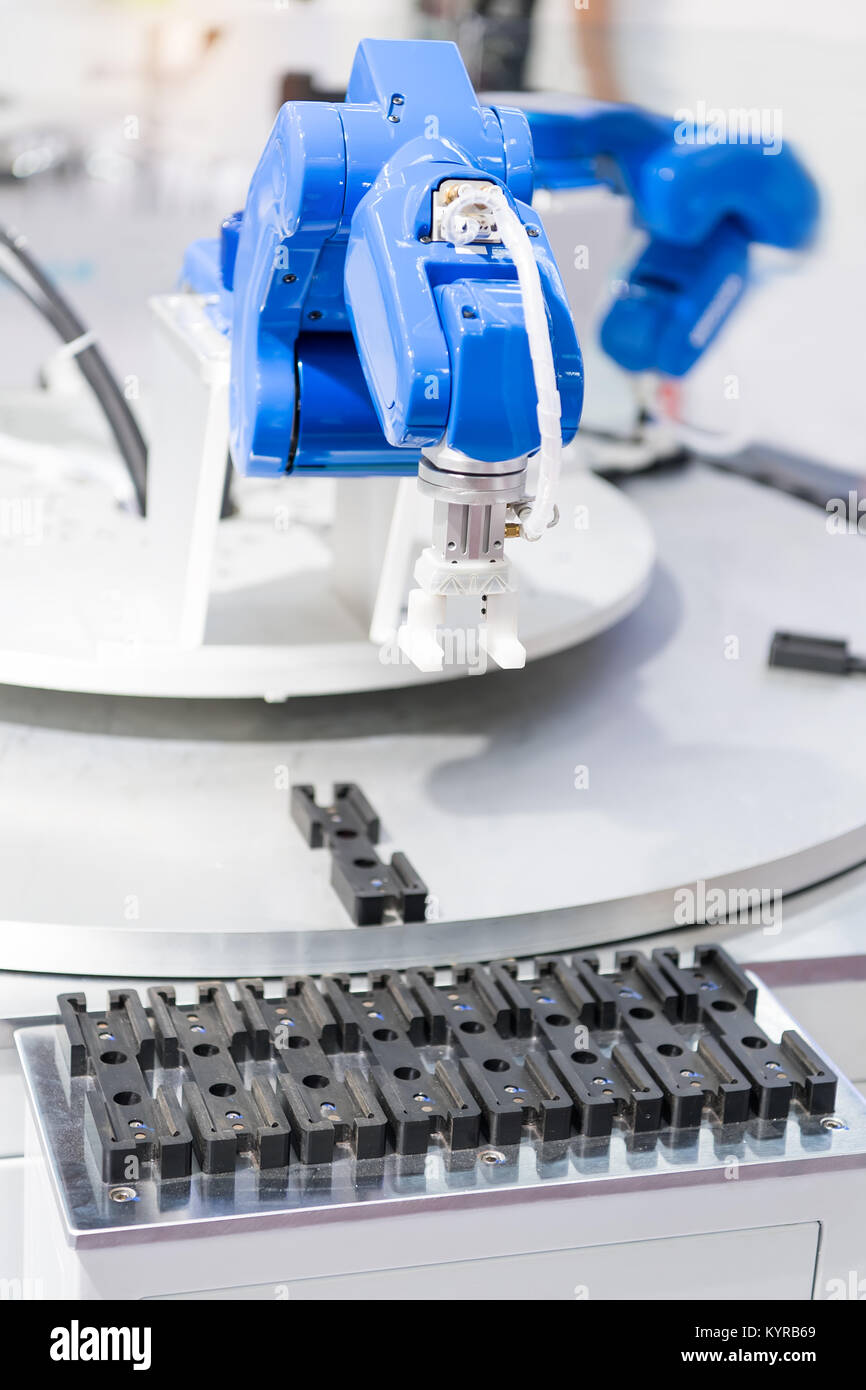 industrial machine and factory robot arm,Smart factory industry 4.0 ...