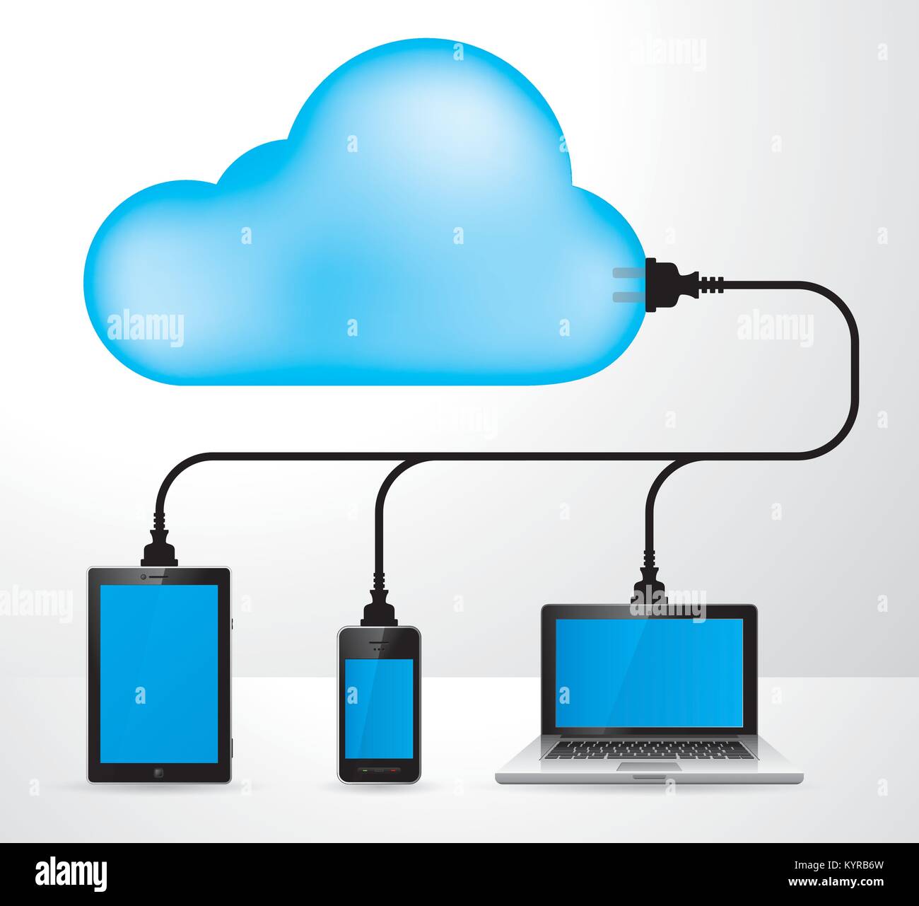Laptop connectors Stock Vector Images - Alamy
